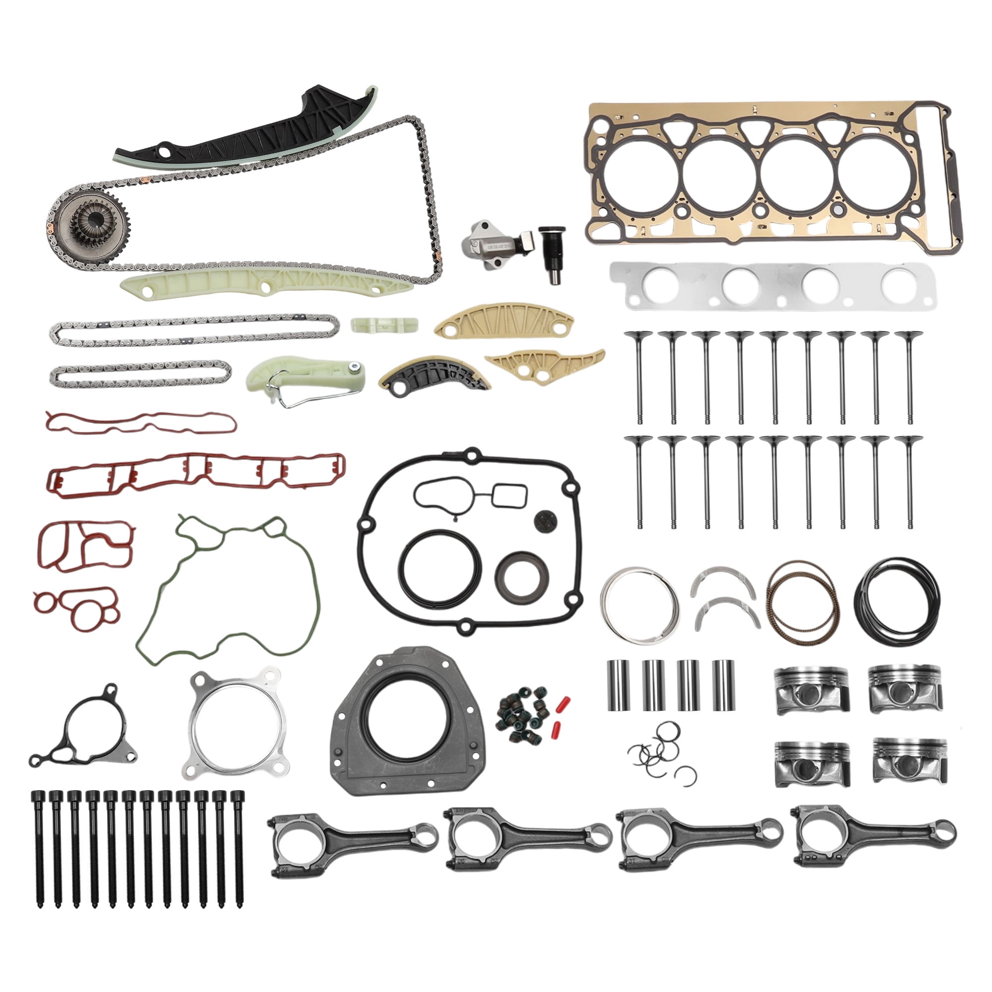 Unique Bargains Timing Chain Kit for Audi A3 A4 A5 A6 TT 2.0L for VW CC ...