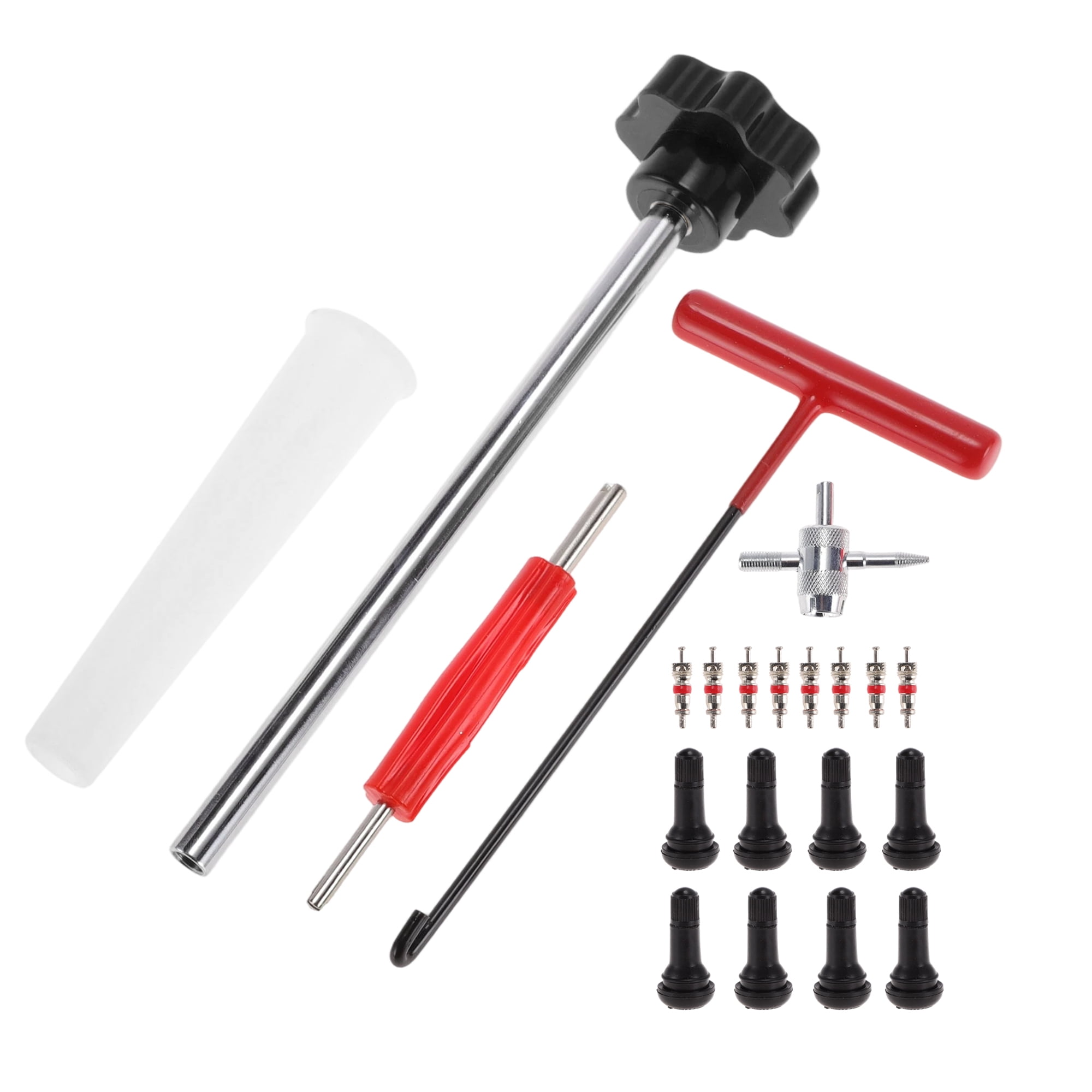 Unique Bargains Tire Valve Stem Puller Set Black Puller Multi-function ...