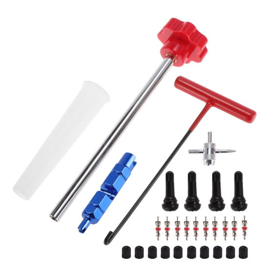 Unique Bargains Tire Valve Stem Puller Set Red Puller Multi-function ...