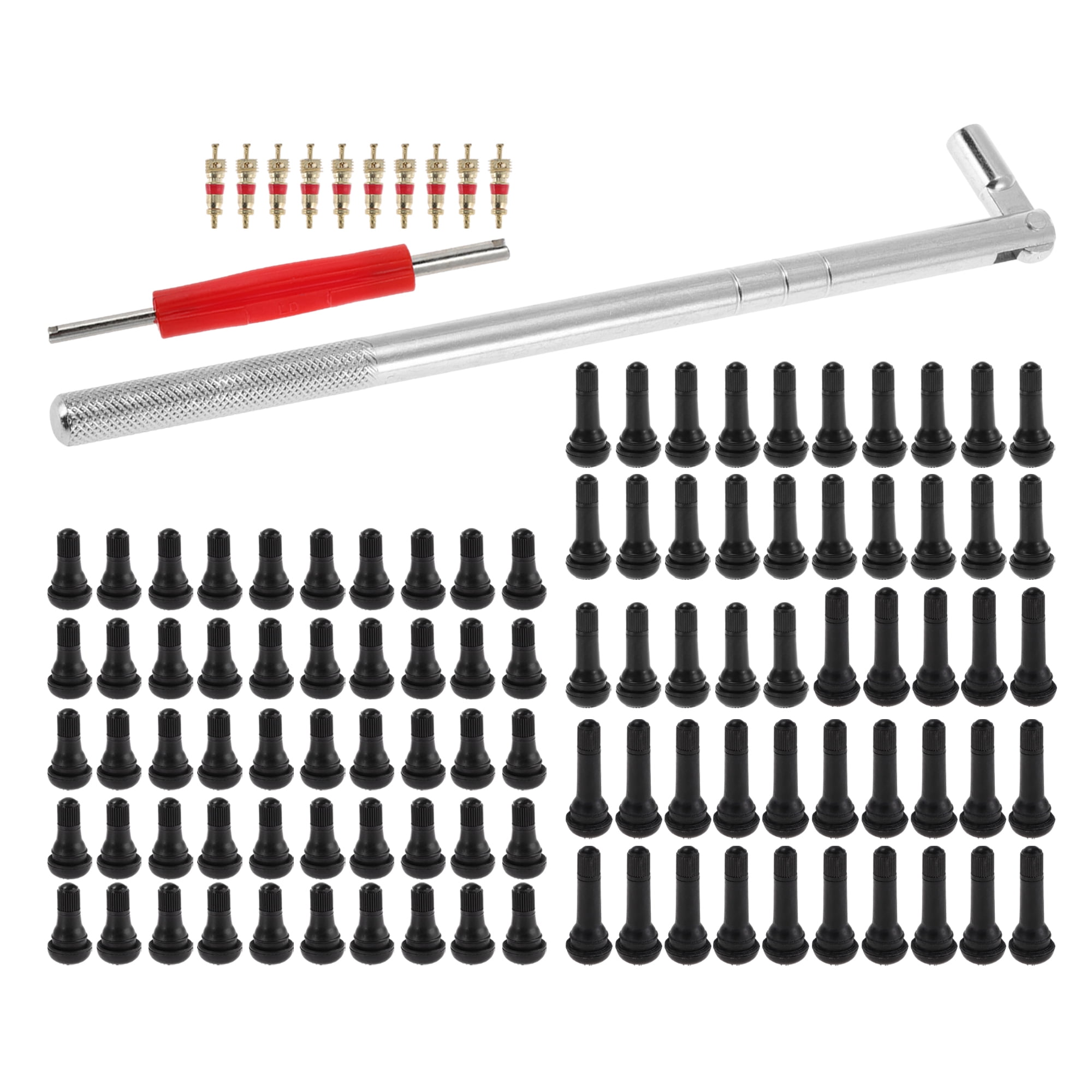 Unique Bargains Tire Valve Stem Puller Set Silver Tone Puller TR414 ...