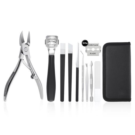 Unique Bargains Toenail Care Kit 10-Piece Ingrown Toenail Tools ...