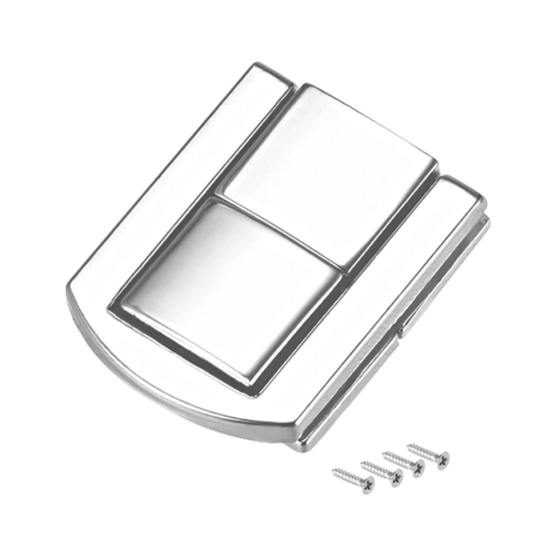 Unique Bargains Toggle Latch, 31mm Silver Tone Decorative Hasp Suitcase ...