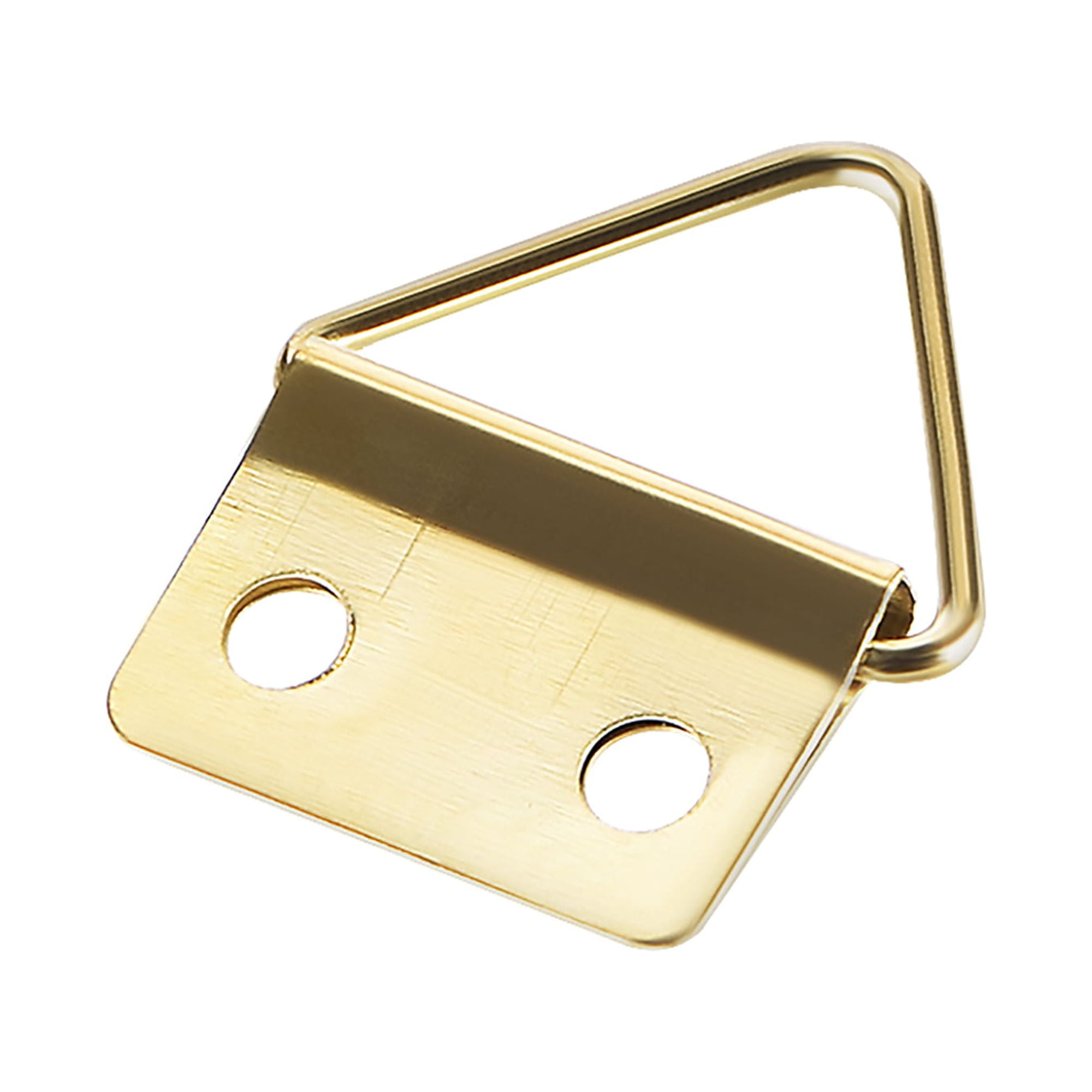 Unique Bargains Triangle Ring Picture Hangers, 24mm x 18mm Golden ...