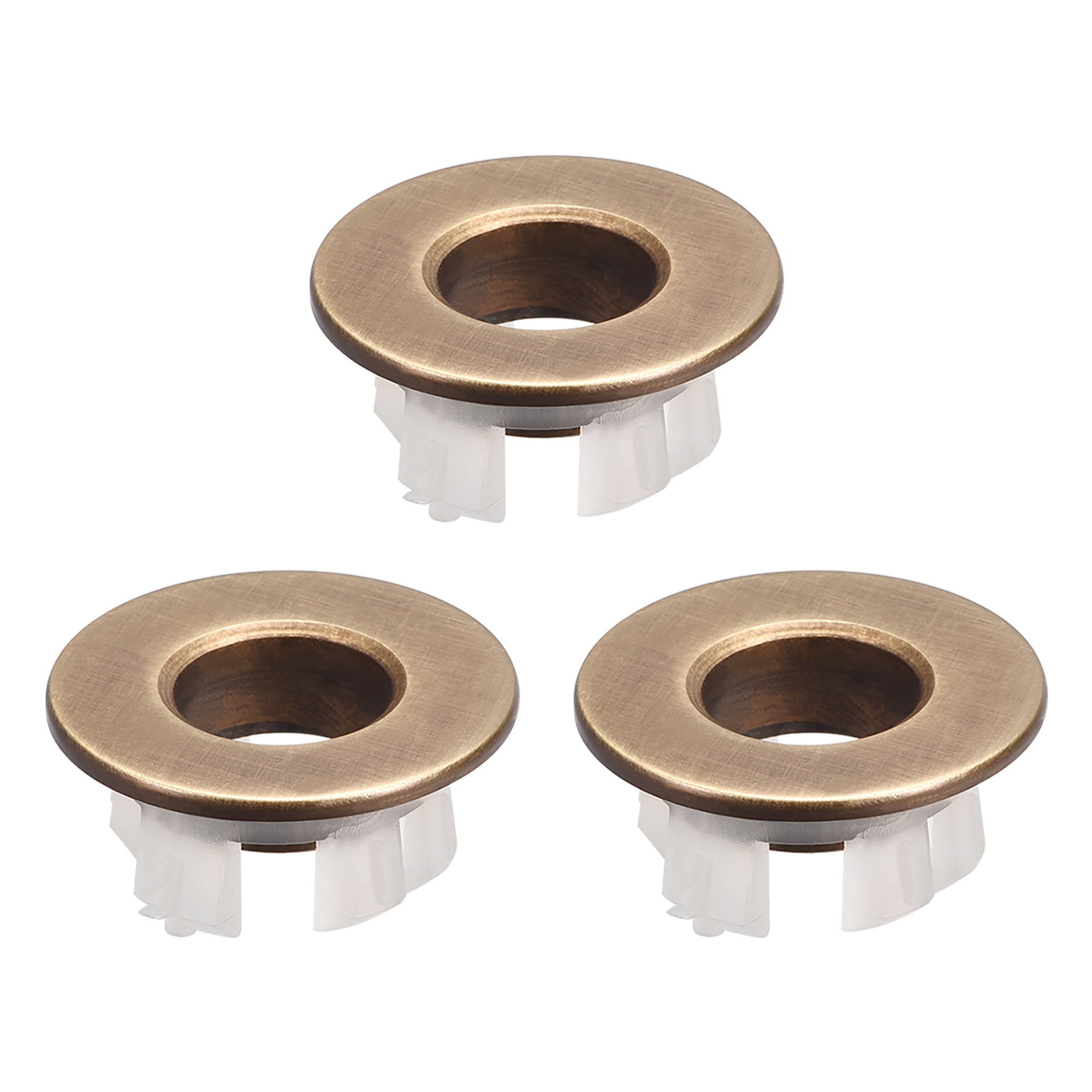 Unique Bargains Trim Overflow Cover Copper Insert in Hole Round Caps ...