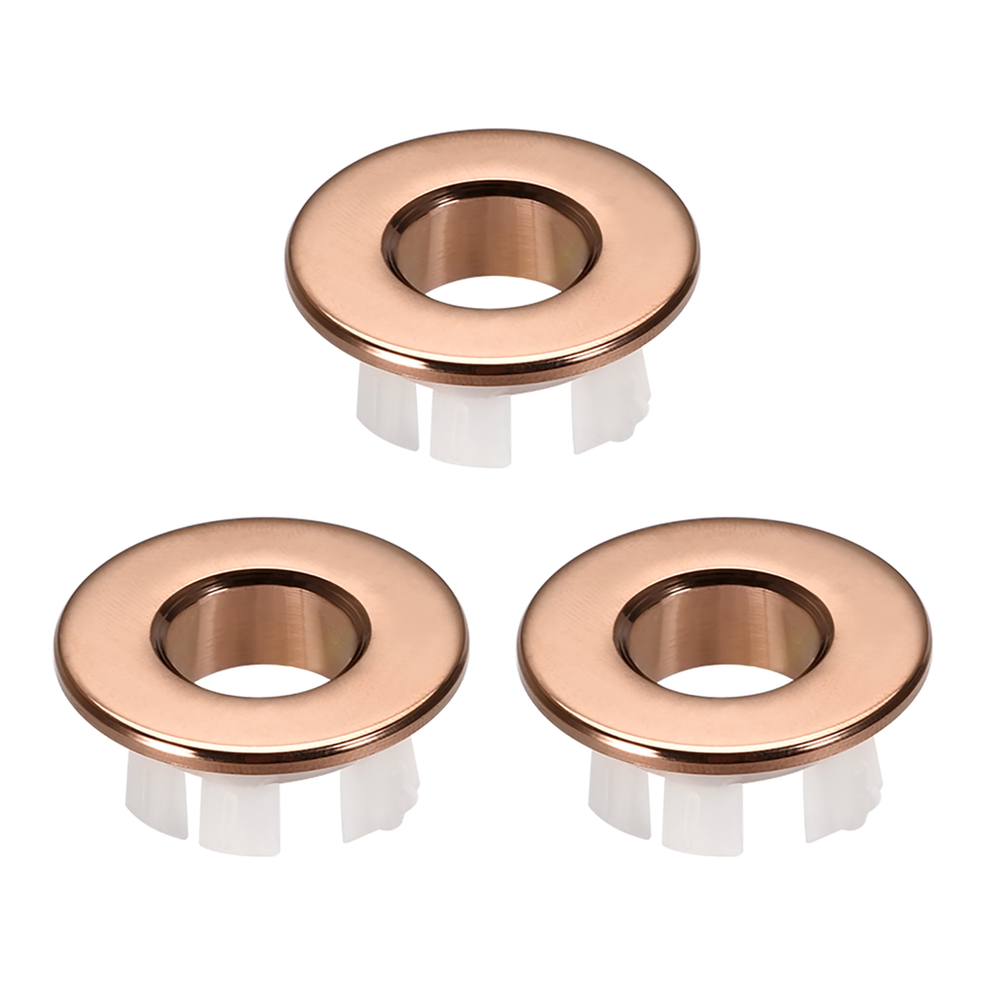 Unique Bargains Trim Overflow Cover Copper Insert in Hole Round Caps ...