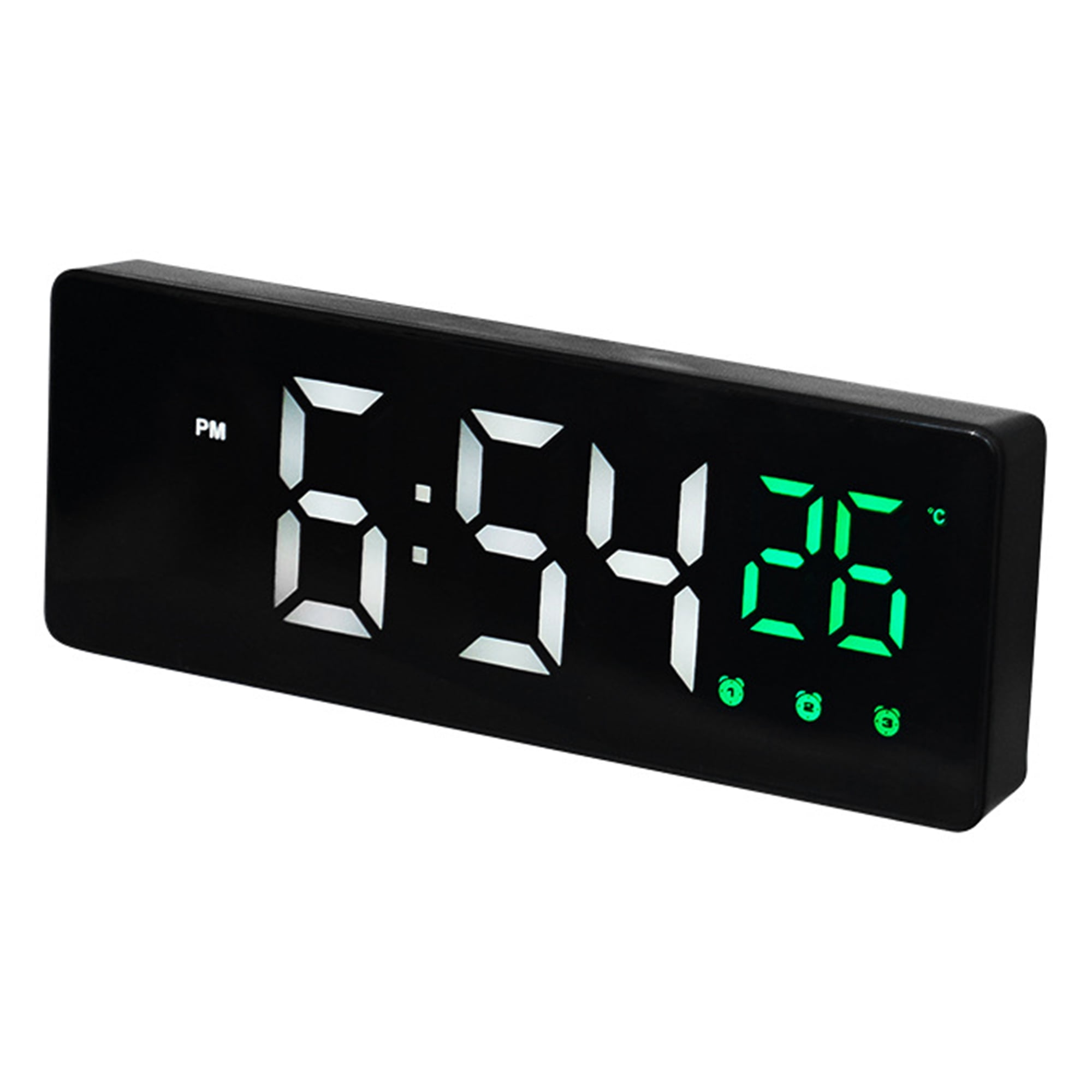 Unique Bargains Dimmable Digital Alarm Clock with Big Numbers Display 6 ...