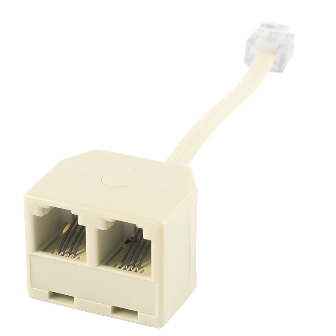 Unique Bargains Two Ports 4 Pin RJ11 Socket to Plug F/M Jack Telephone ...