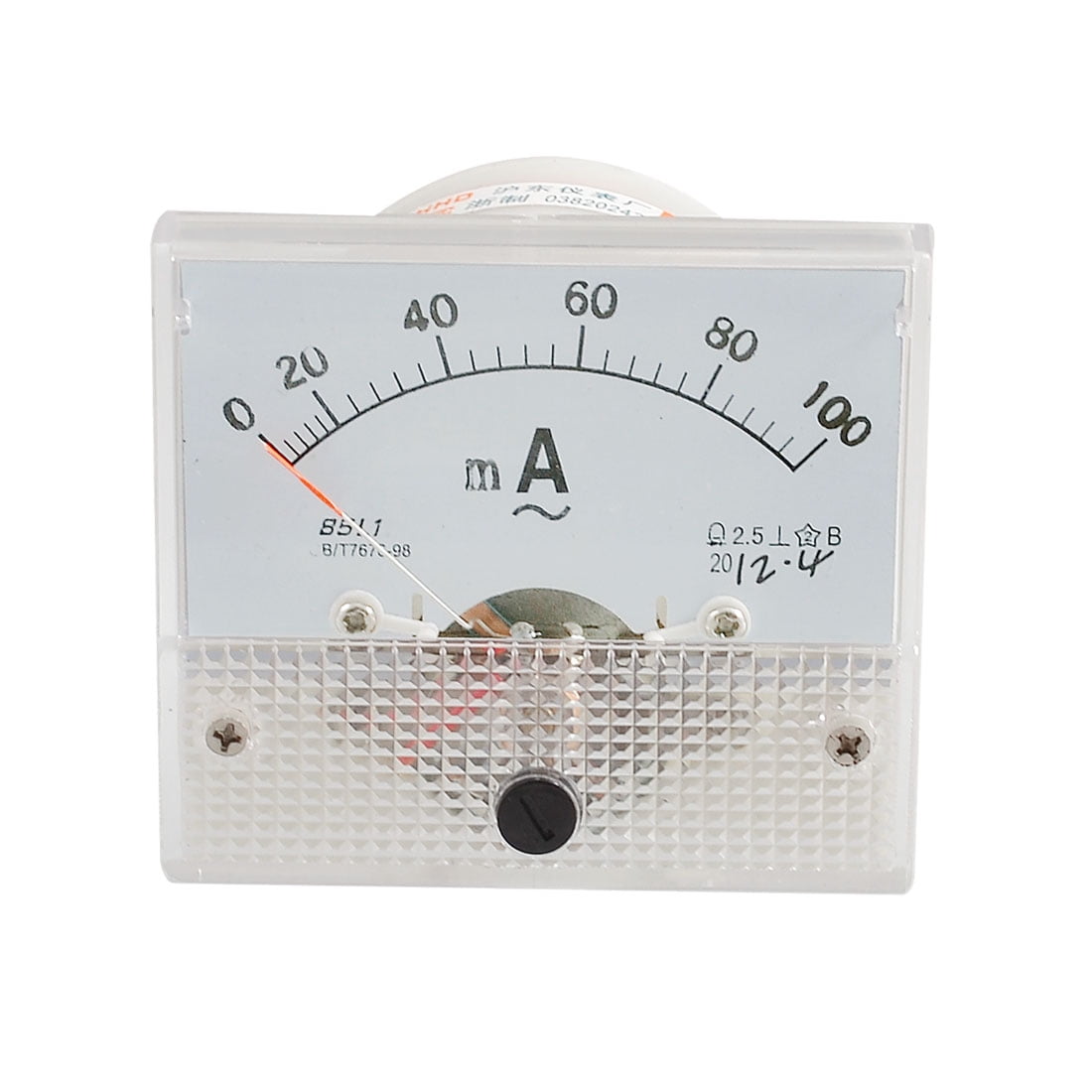Unique Bargains Unique Bargains Plastic 0-100MA Milli Ampere Meter ...