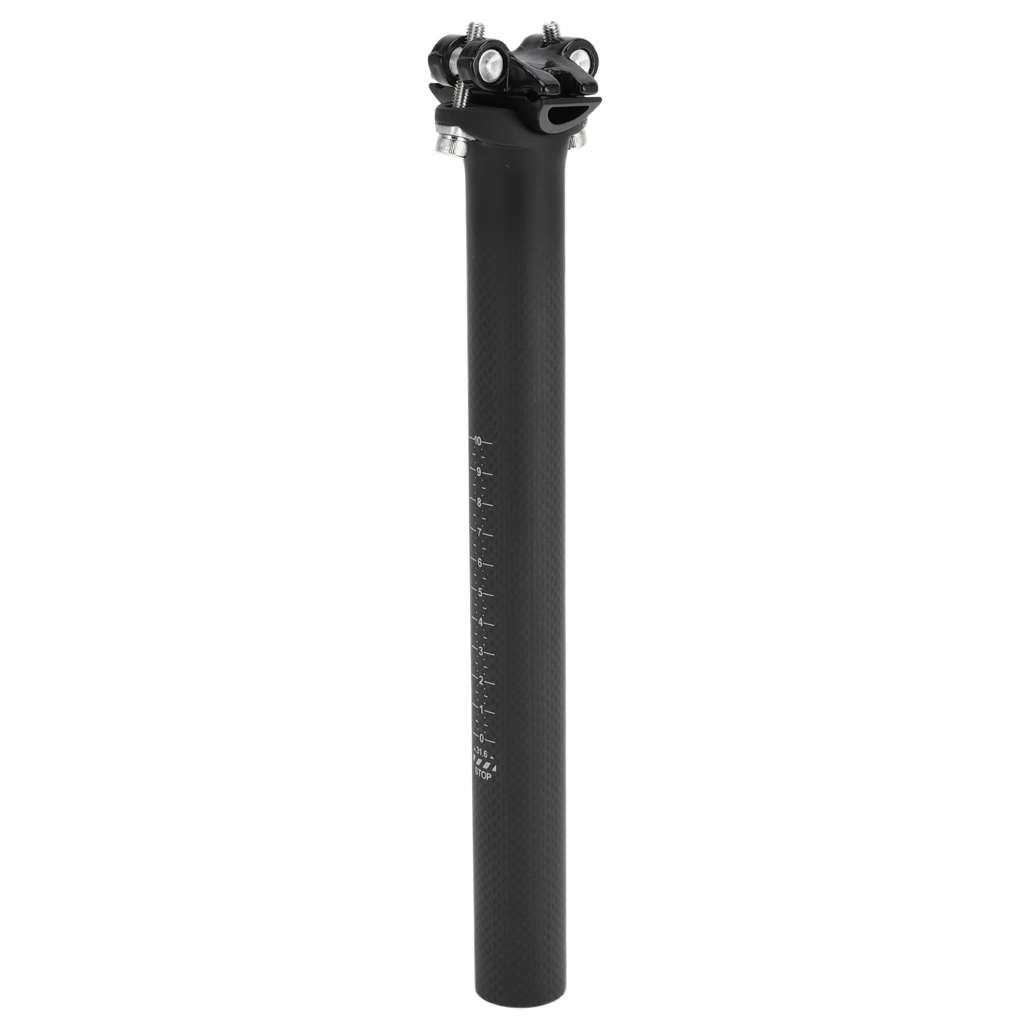 Unique Bargains Universal 31.6x300mm Carbon Fiber Pattern Matte Black ...