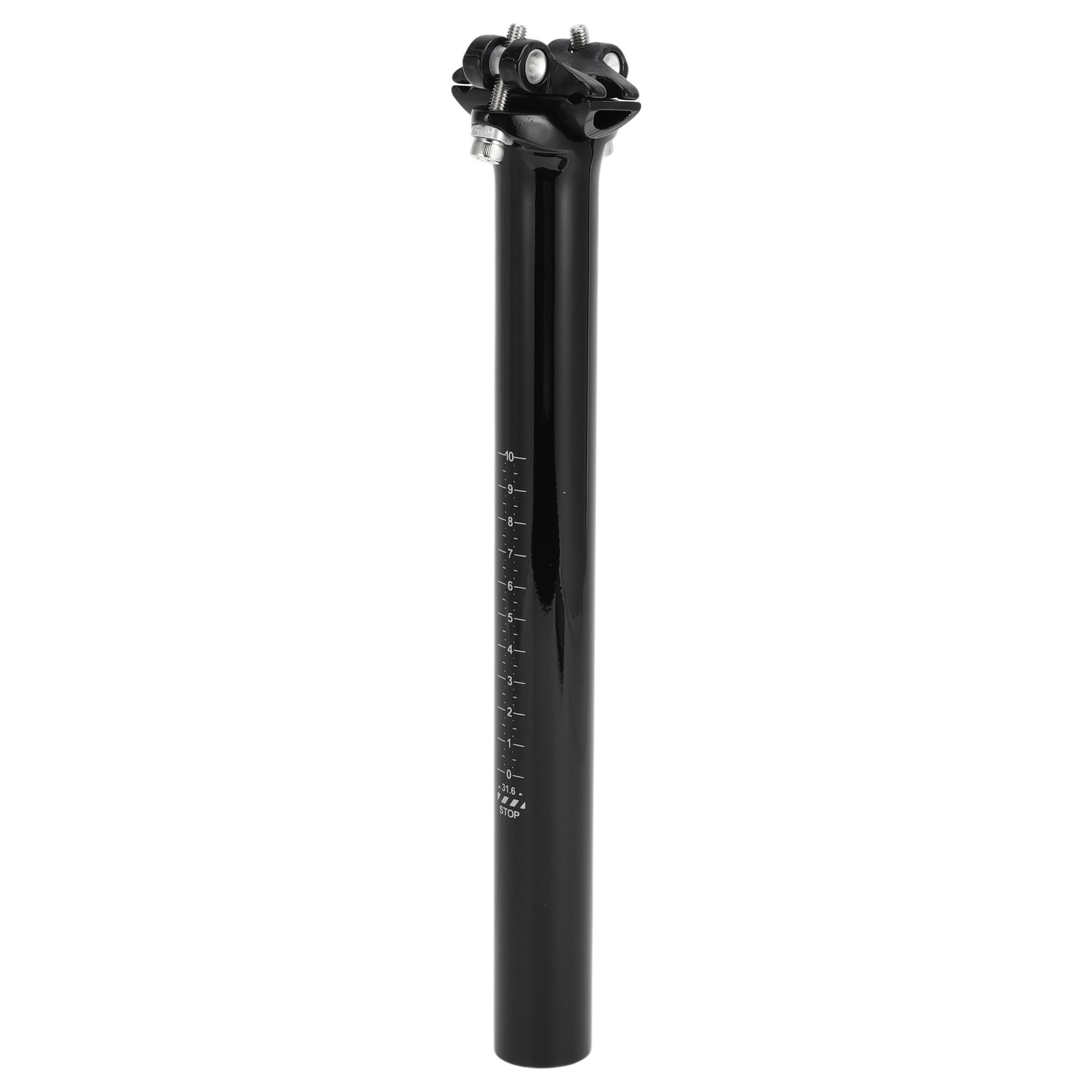 Unique Bargains Universal 31.6x300mm Gloss Black Bike Seat Posts ...