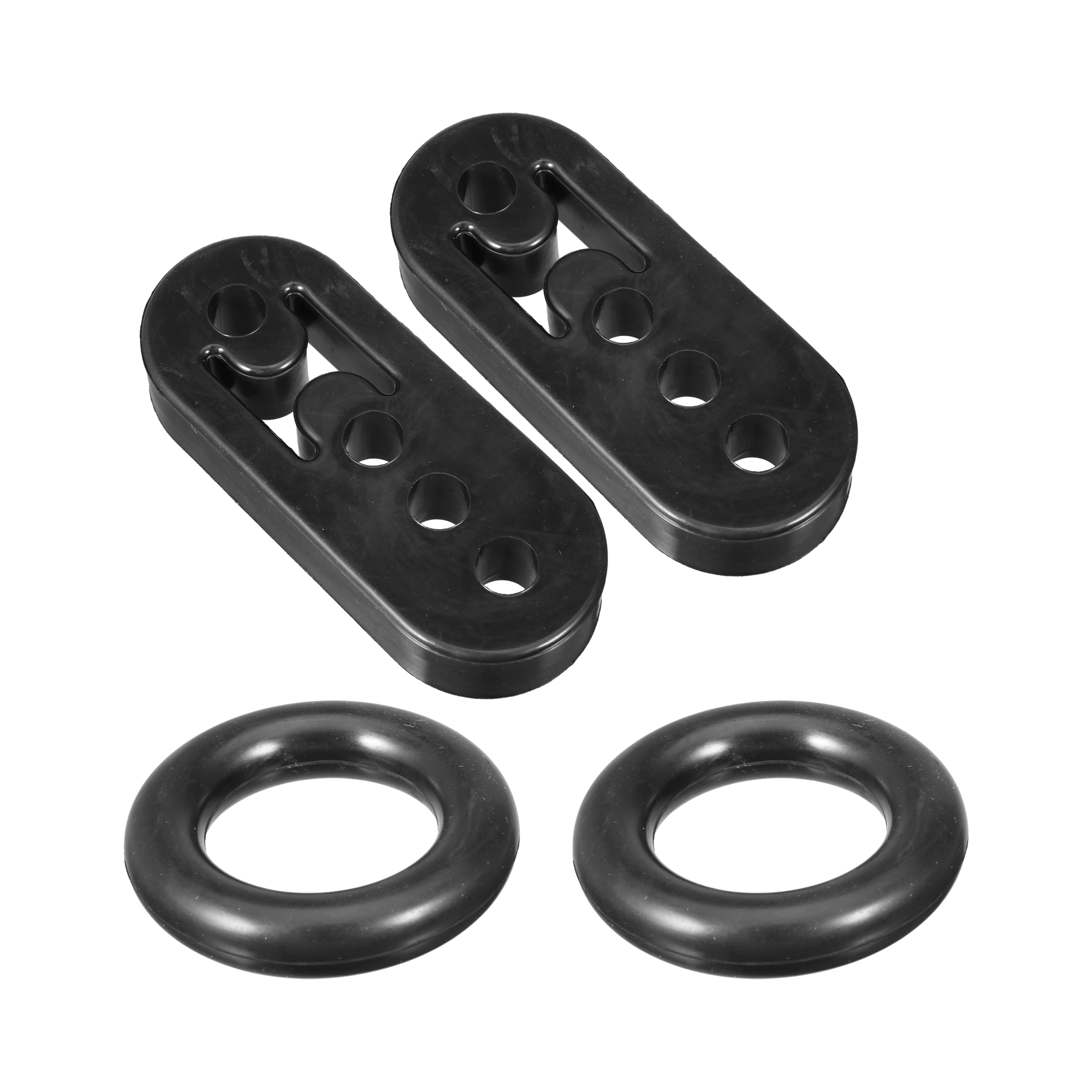 Unique Bargains Universal 4 Holes Muffler Exhaust Hanger and 60mm O ...