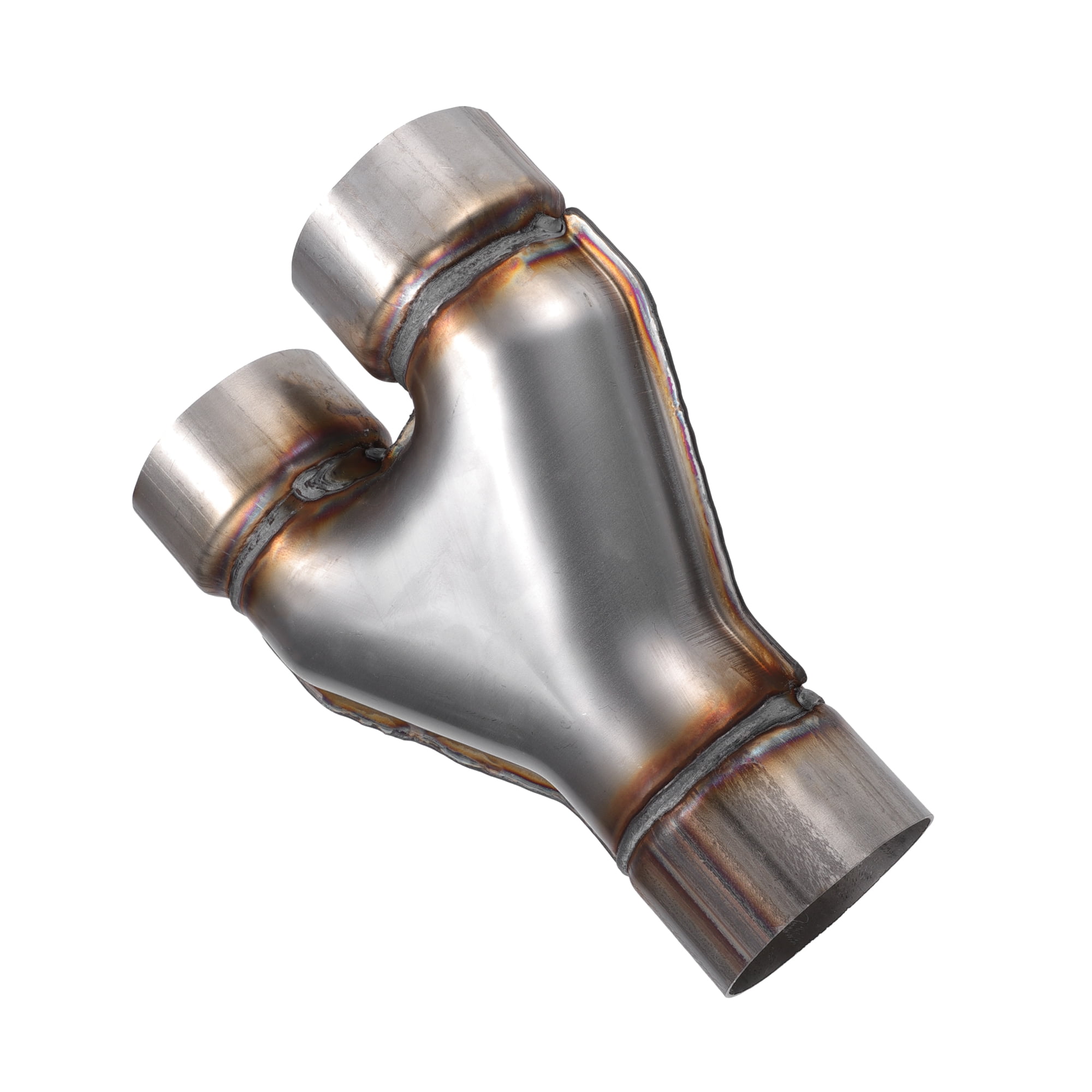 Unique Bargains Universal 409 Stainless Steel Exhaust Y Pipe 3" Single ...