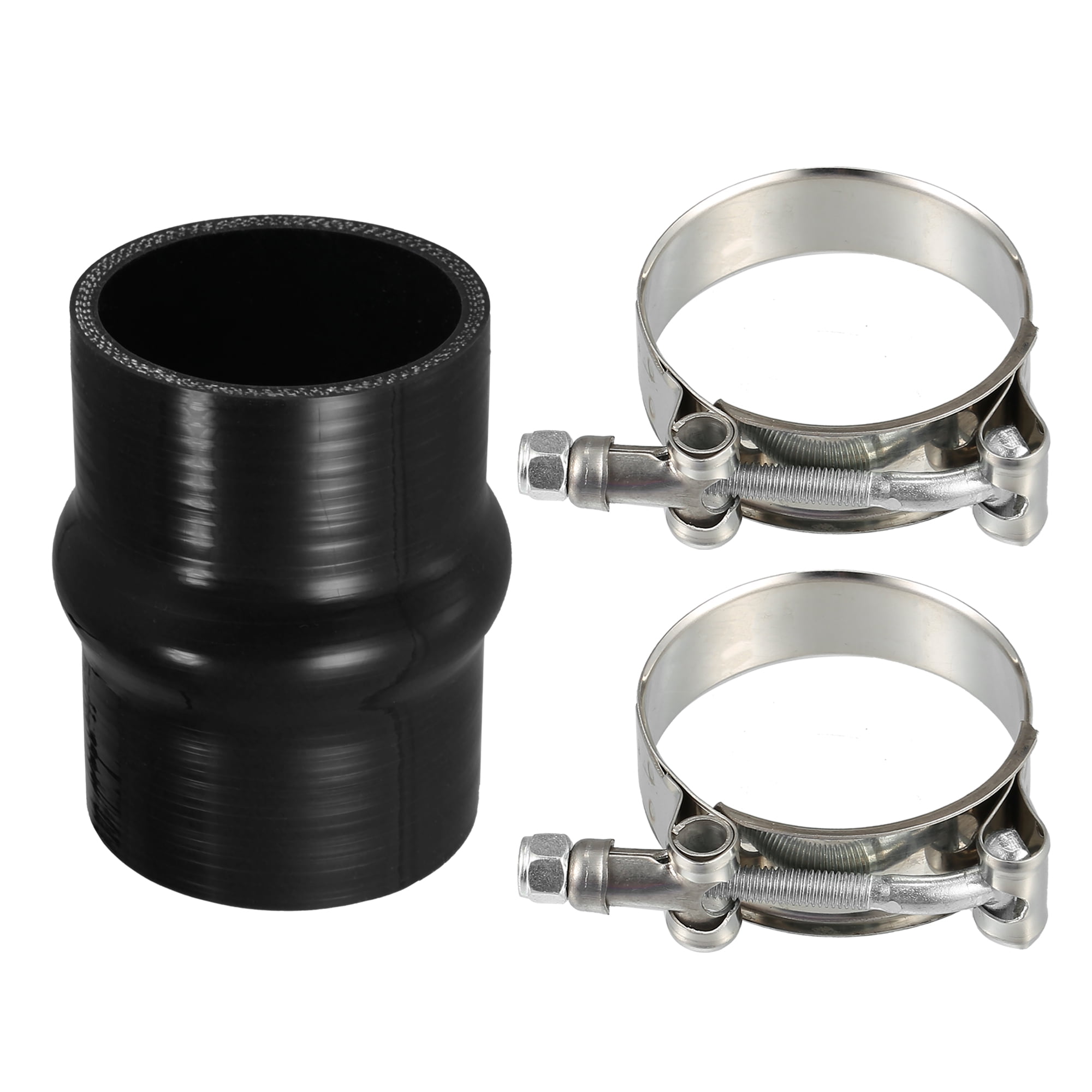 Unique Bargains Universal 64mm 2.52" ID Straight Hump Coupler Silicone ...