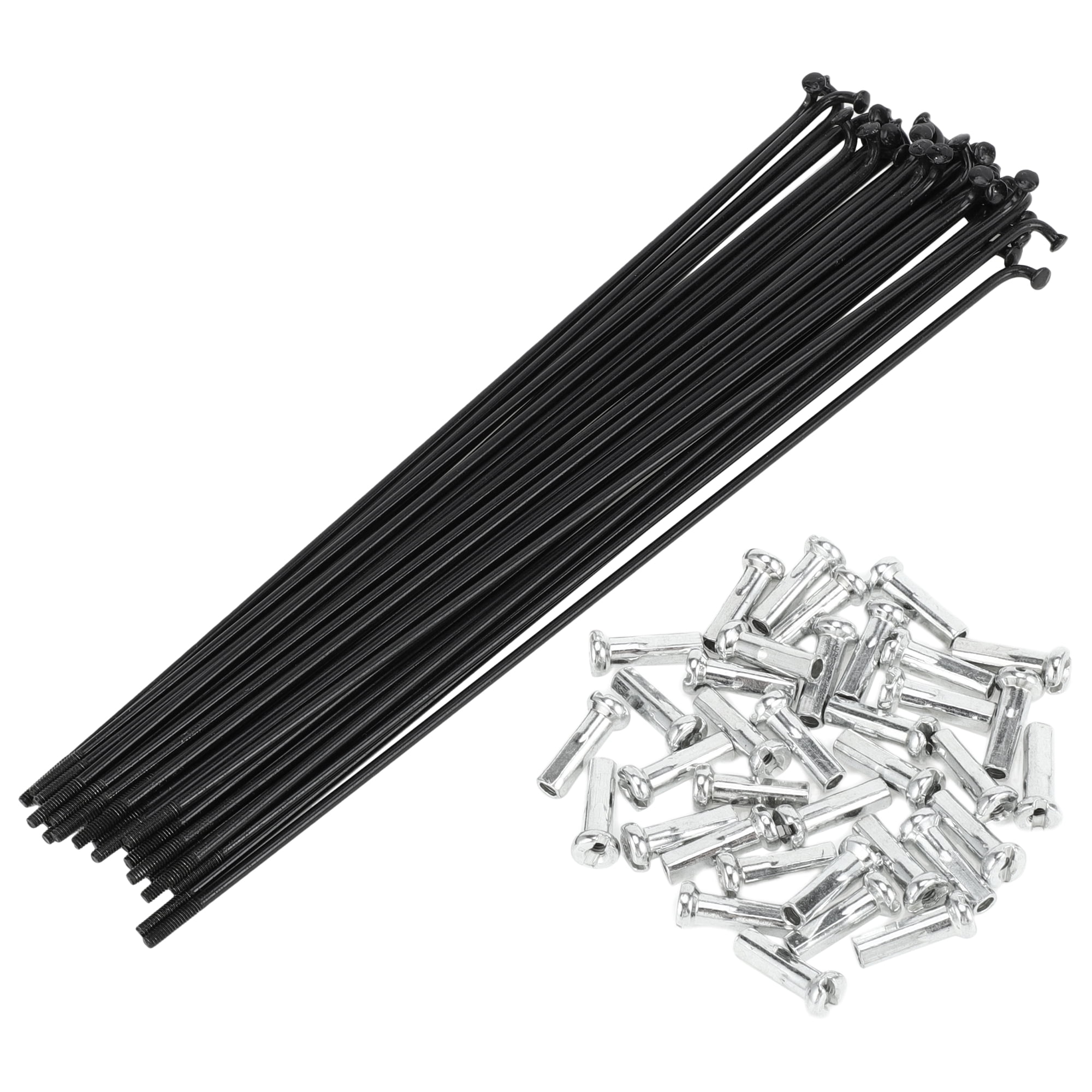 Unique Bargains Universal Bicycle Spokes Bike Wheel Spokes 14G Carbon ...