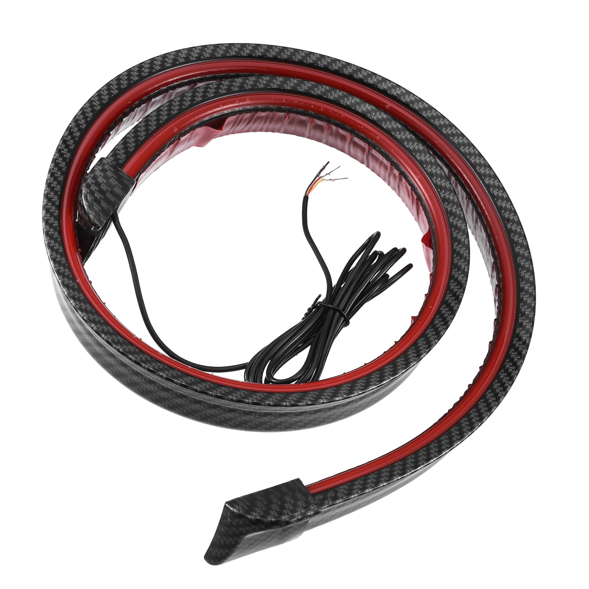 Unique Bargains Universal Car Spoiler with Red LED Brake Light 47.2"/1 ...