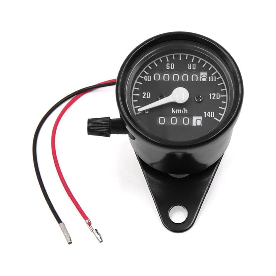 Unique Bargains Universal Motorcycle Black Shell Dual Tachometer ...