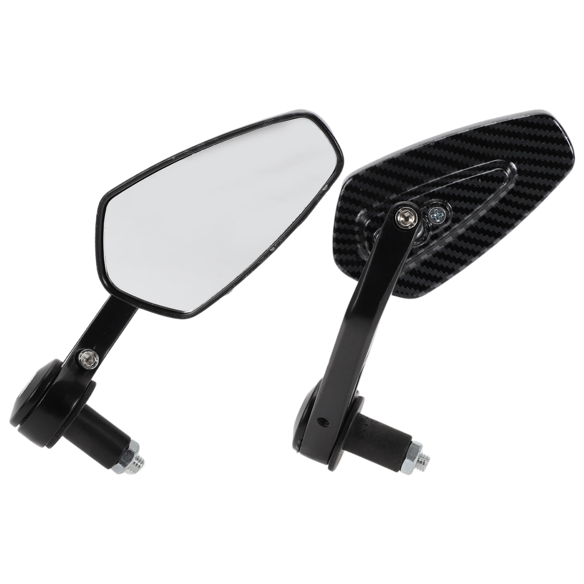 Unique Bargains Universal Motorcycle Rear View Mirrors Adjustable Bar ...