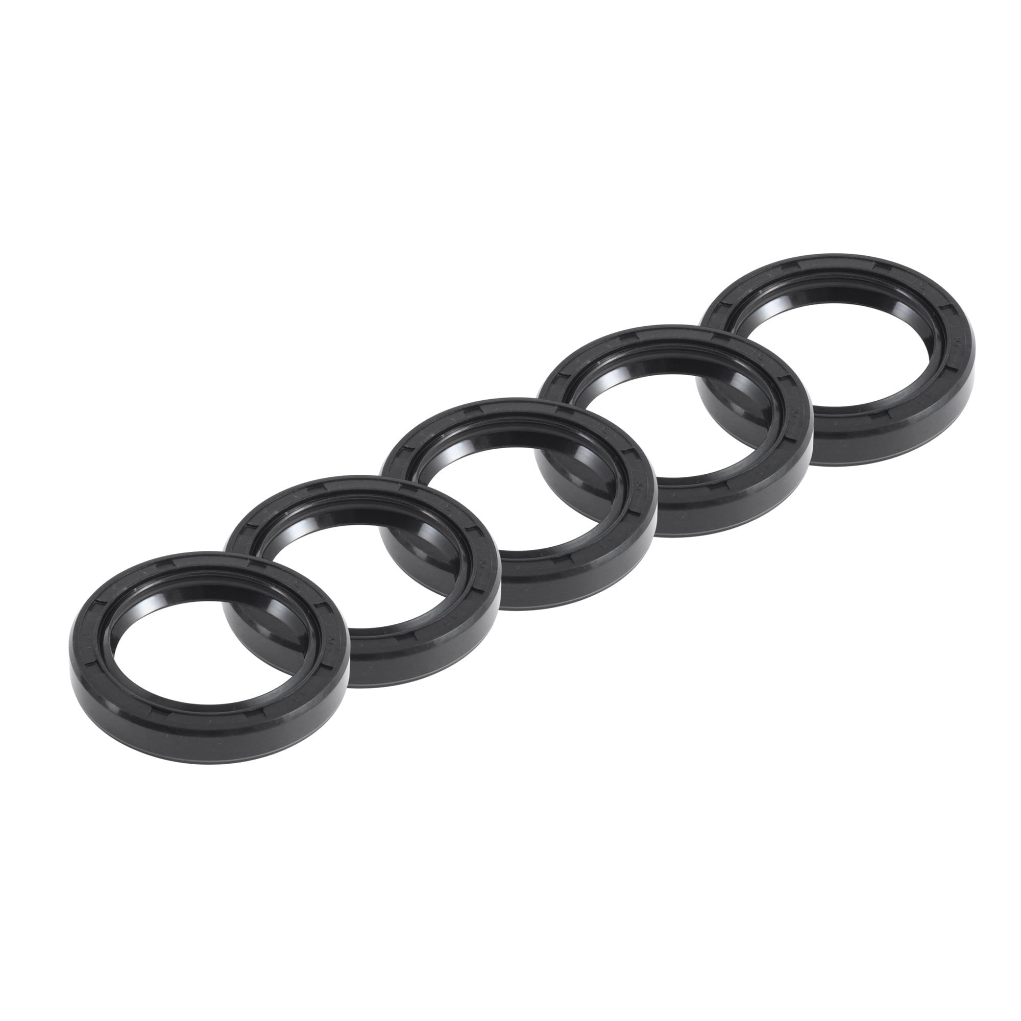 Unique Bargains Universal Oil Seal TC Double Lip W Steel Spring Seal ...