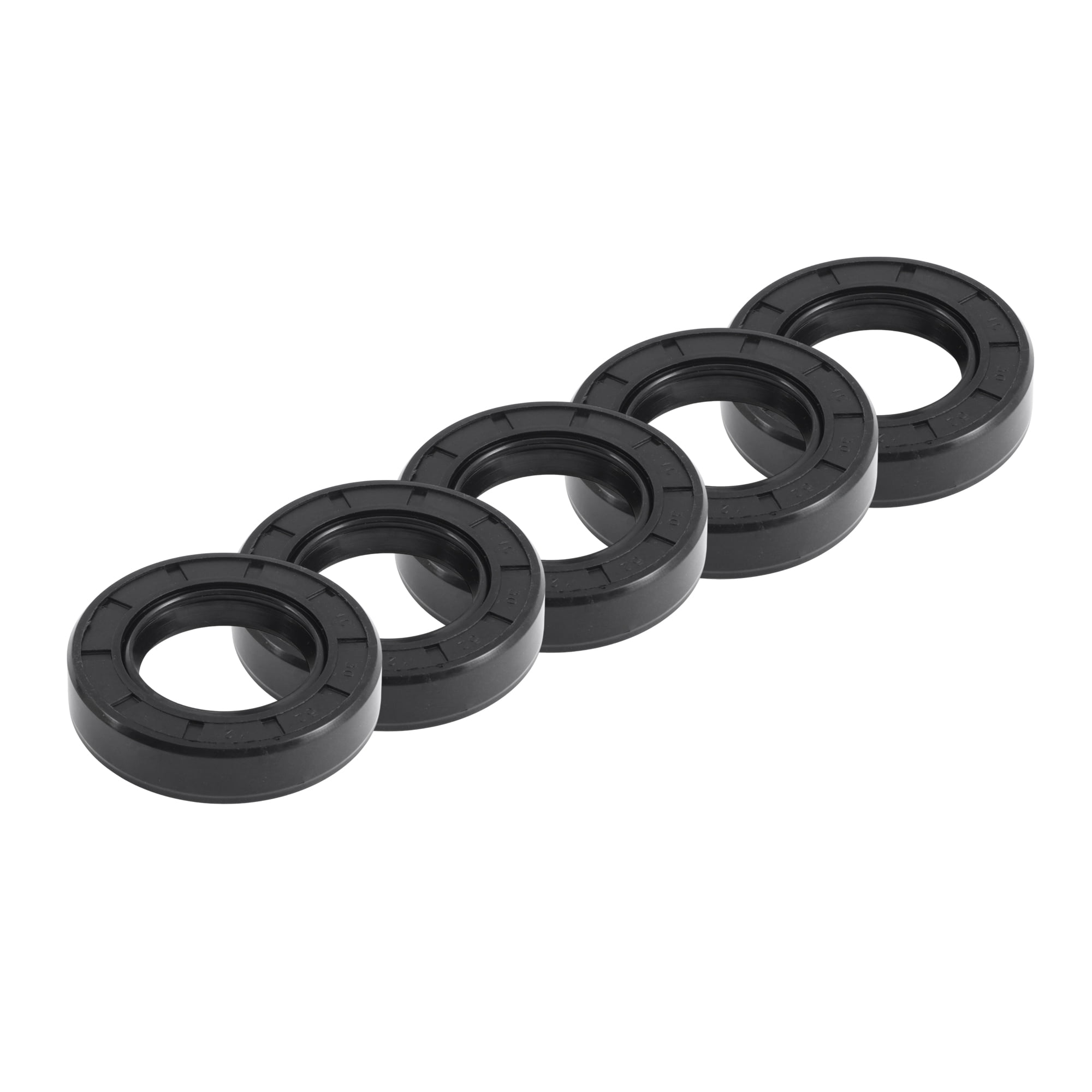 Unique Bargains Universal Oil Seal TC Double Lip W Steel Spring Seal ...