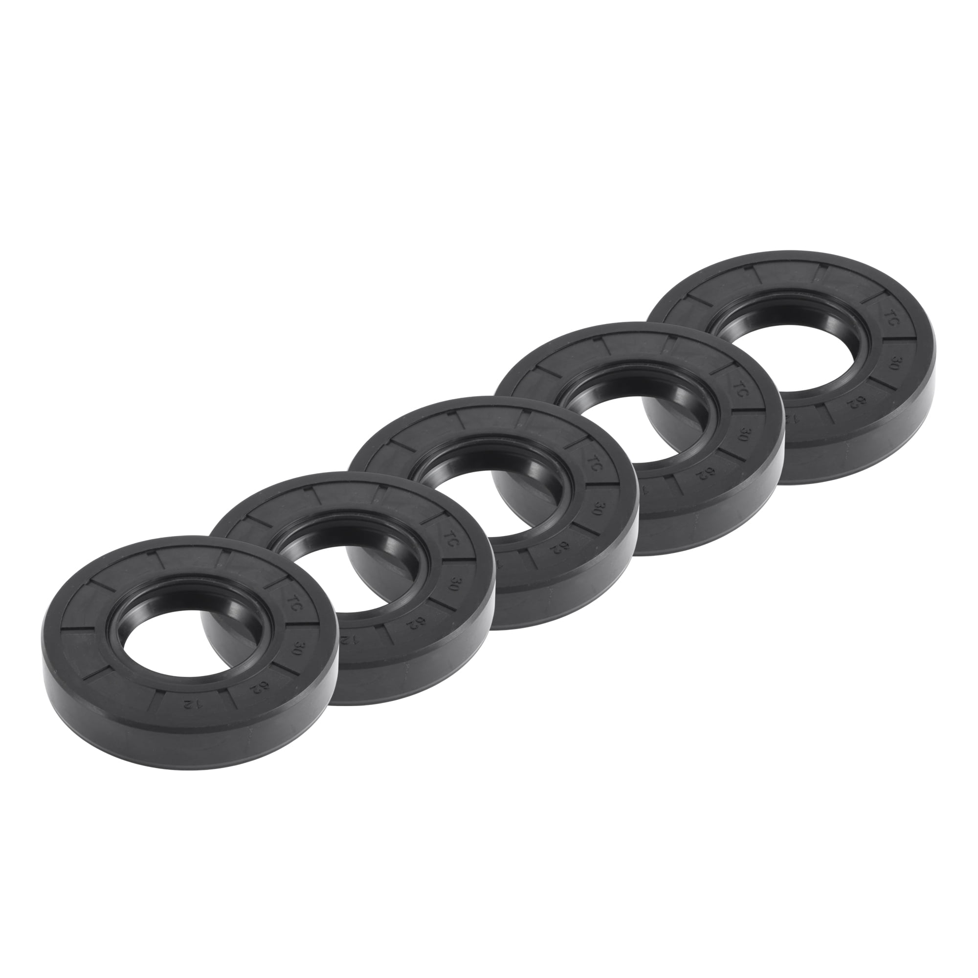 Unique Bargains Universal Oil Seal TC Double Lip W Steel Spring Seal ...