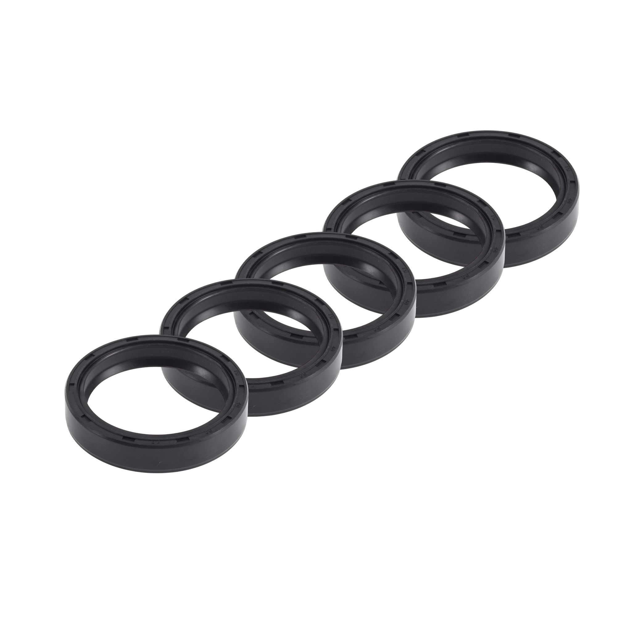 Unique Bargains Universal Oil Seal TC Double Lip W Steel Spring Seal ...