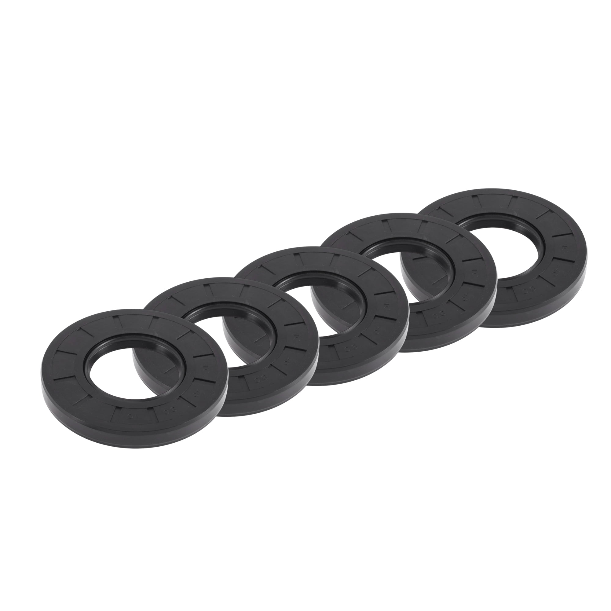 Unique Bargains Universal Oil Seal TC Double Lip W Steel Spring Seal ...