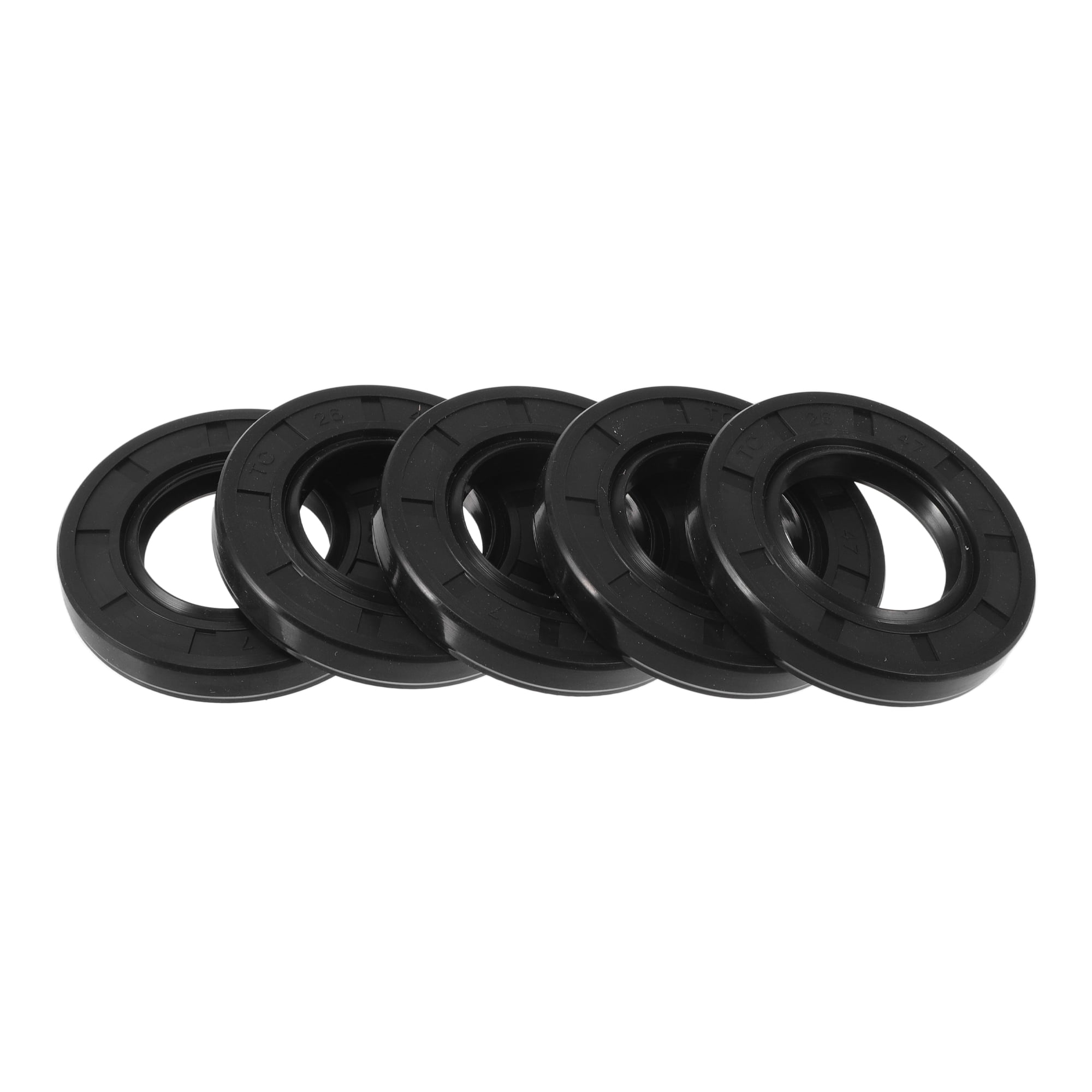 Unique Bargains Universal Oil Seal TC Double Lip w Steel Spring Seal ...