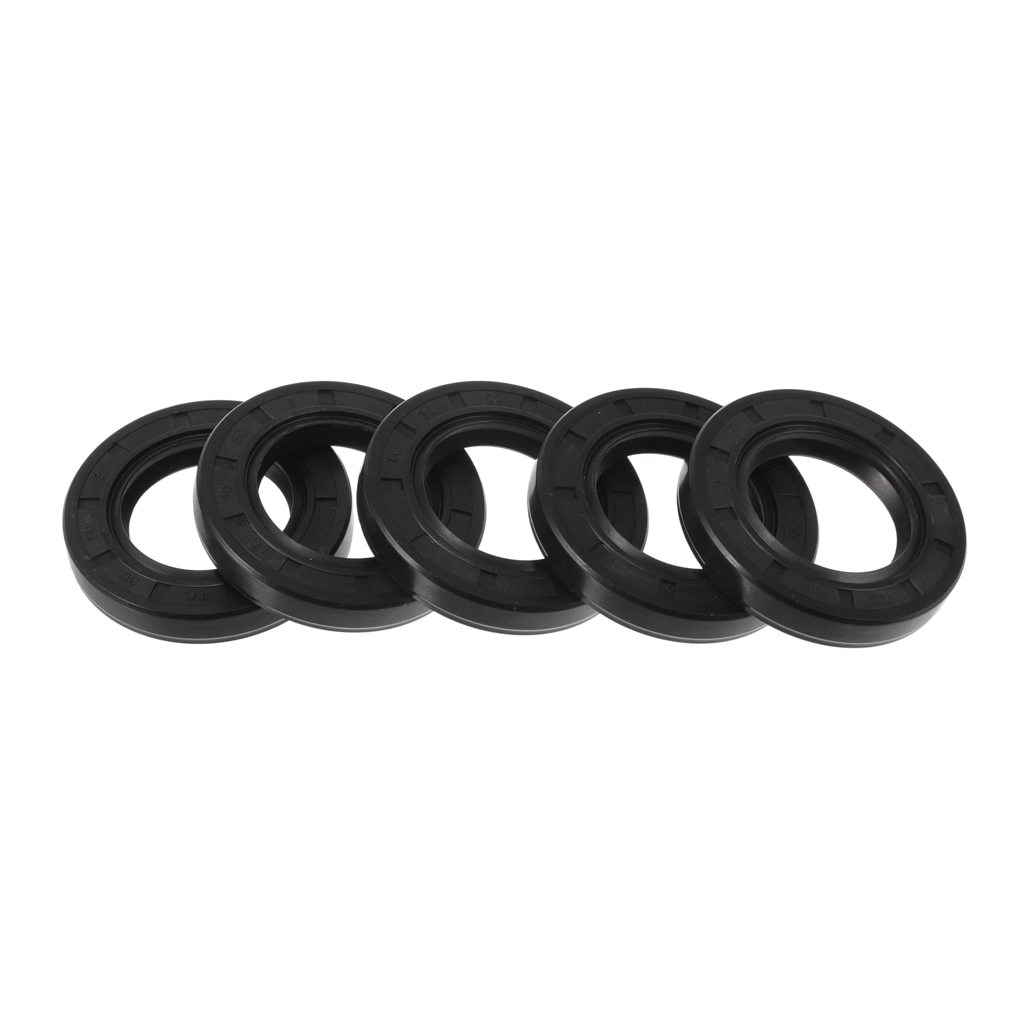 Unique Bargains Universal Oil Seal TC Double Lip W Steel Spring Seal ...
