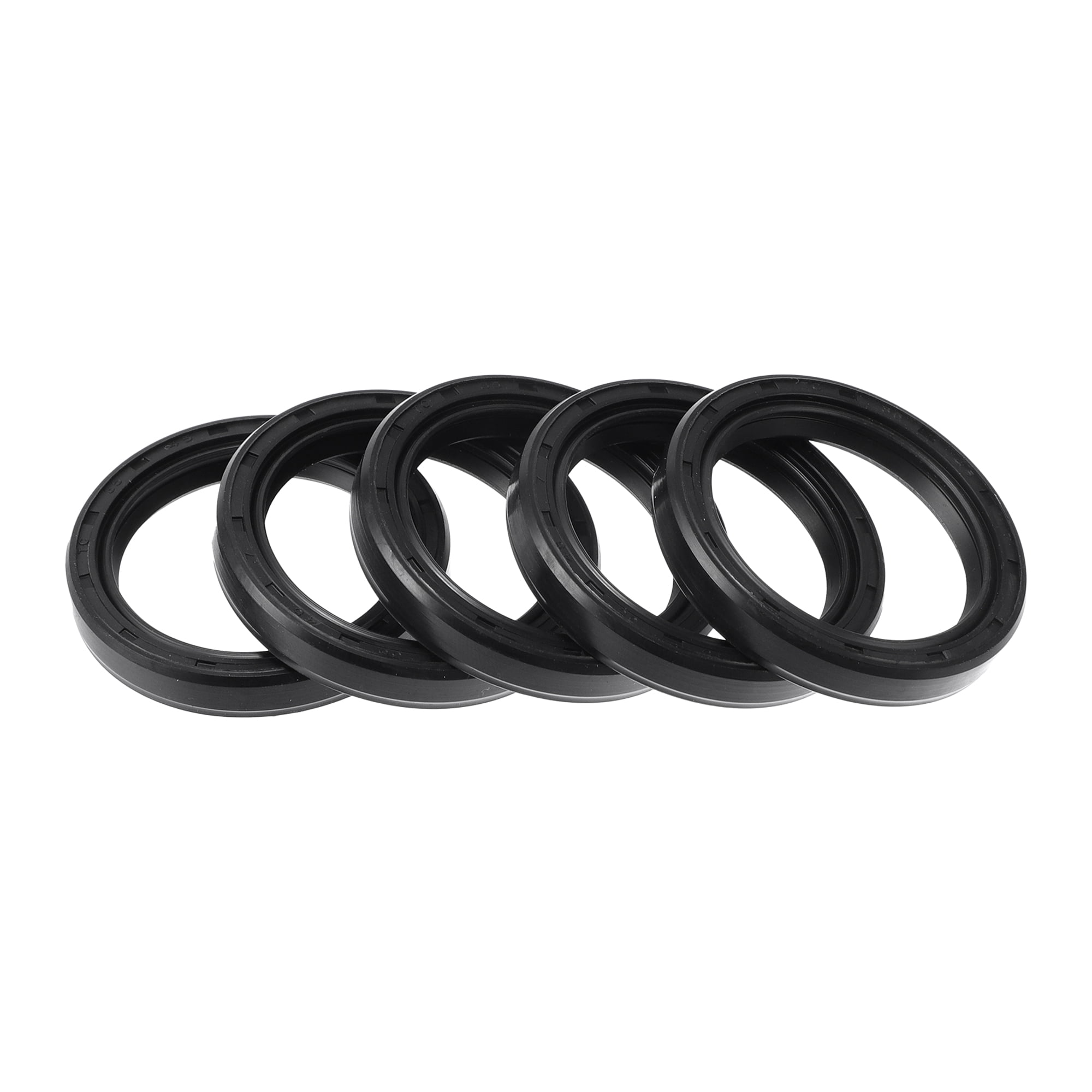 Unique Bargains Universal Oil Seal TC Double Lip w Steel Spring Seal ...