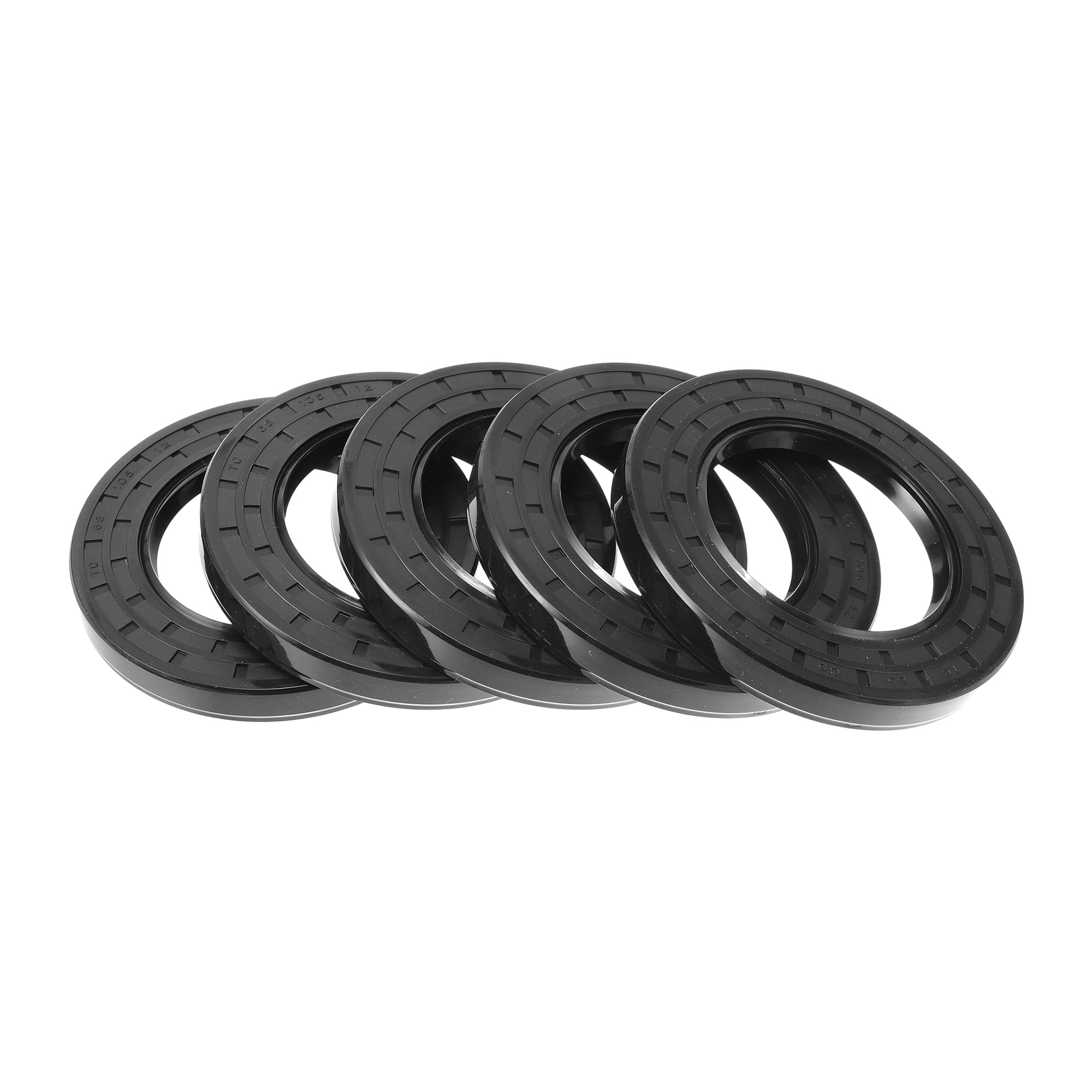 Unique Bargains Universal Oil Seal TC Double Lip w Steel Spring Seal ...