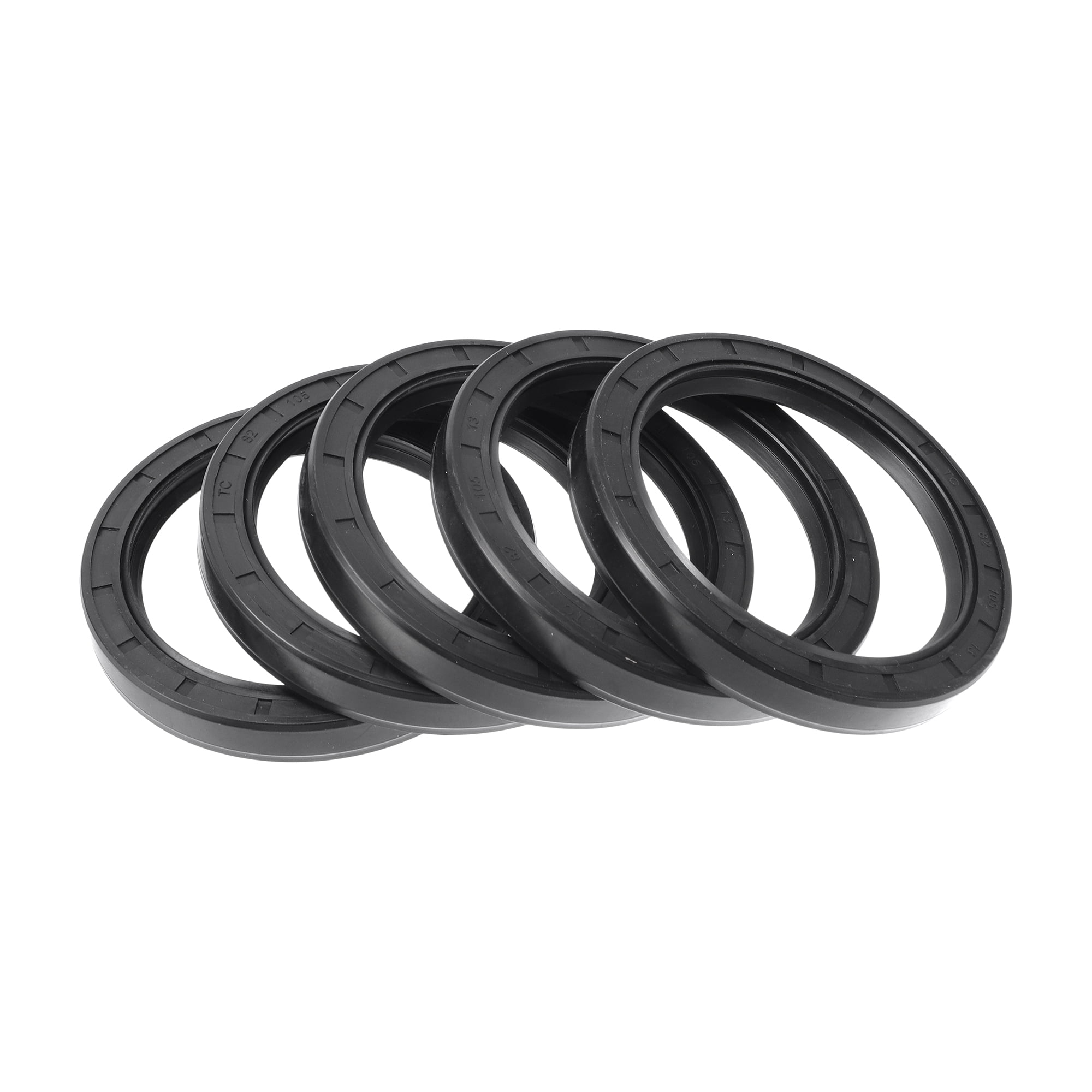 Unique Bargains Universal Oil Seal TC Double Lip w Steel Spring Seal ...