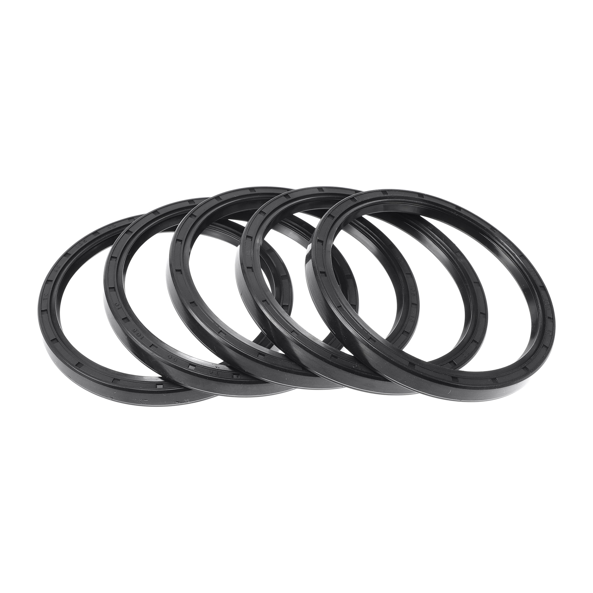 Unique Bargains Universal Oil Seal TC Double Lip w Steel Spring Seal ...