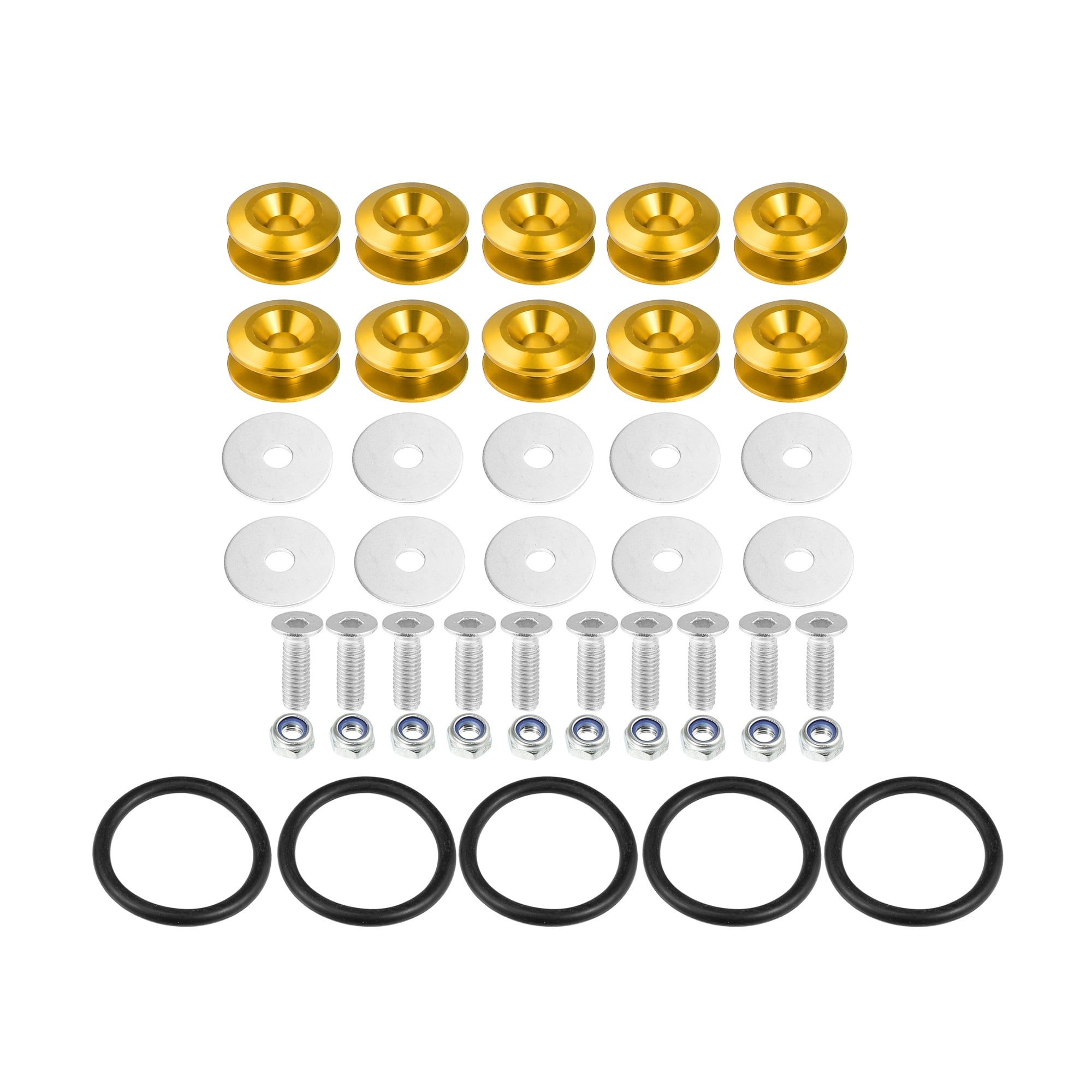 Unique Bargains Universal Quick Release Bumper Fastener Kit Trunk ...