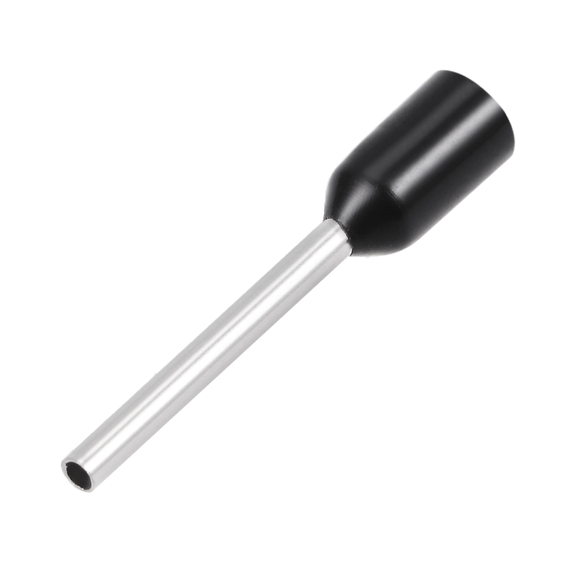 Unique Bargains VE0512 Insulated Cord Pin End Electrical Crimp Terminal AWG22 Black 1000Pcs ...