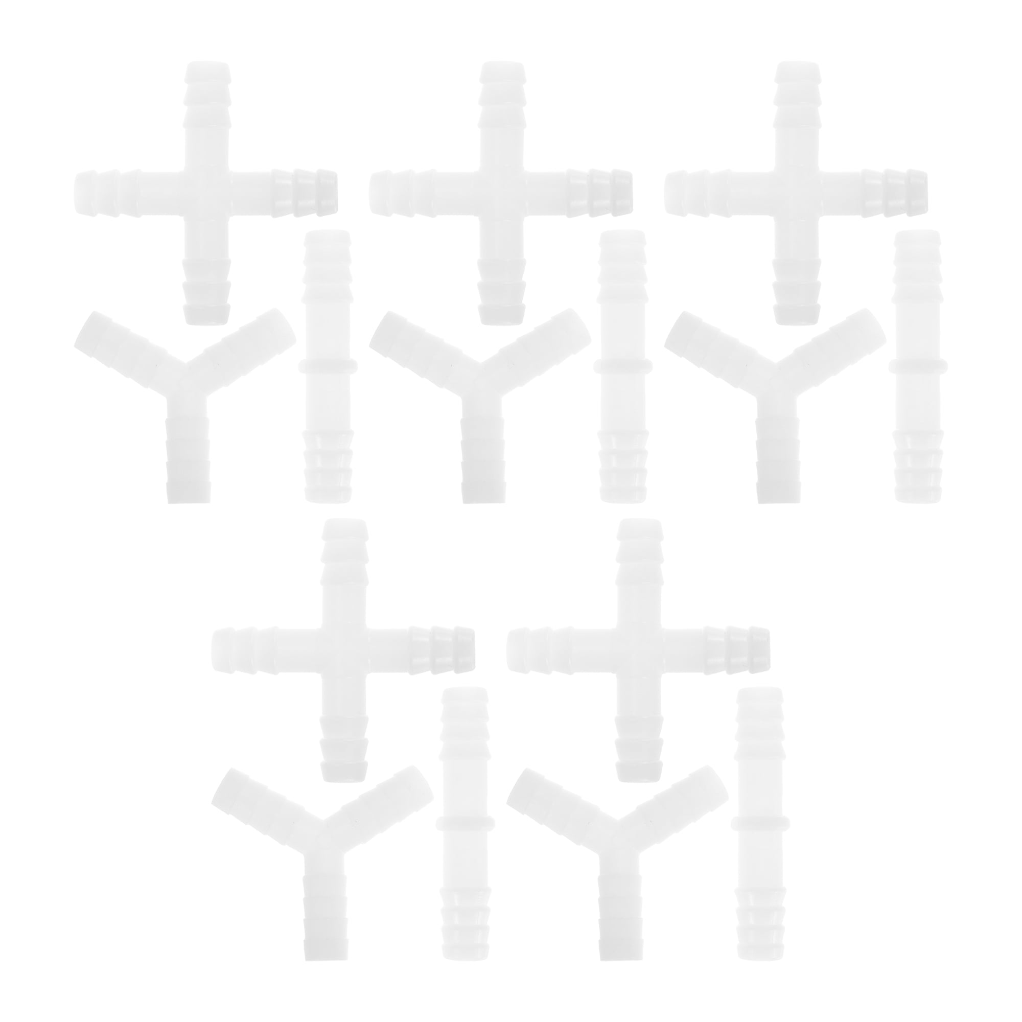 Unique Bargains Vacuum Tubing Connector 3/8" I 2 Way Y 3 Way Cross 4 ...