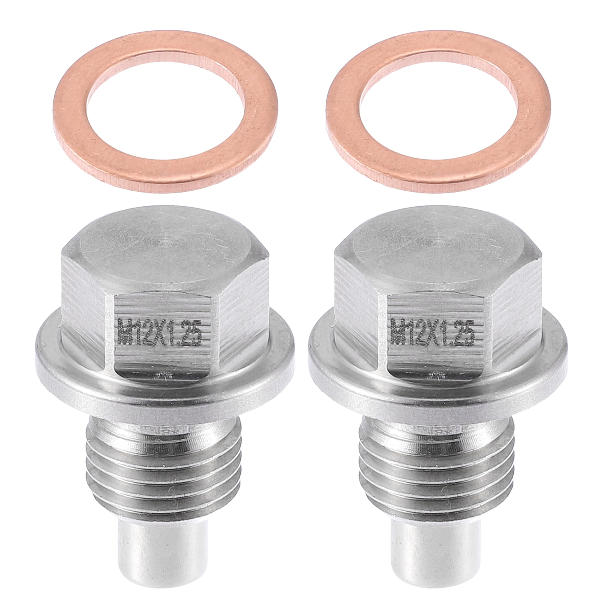 Unique Bargains Vehicle Engine Magnetic Oil Drain Plug M12x1.25 ...