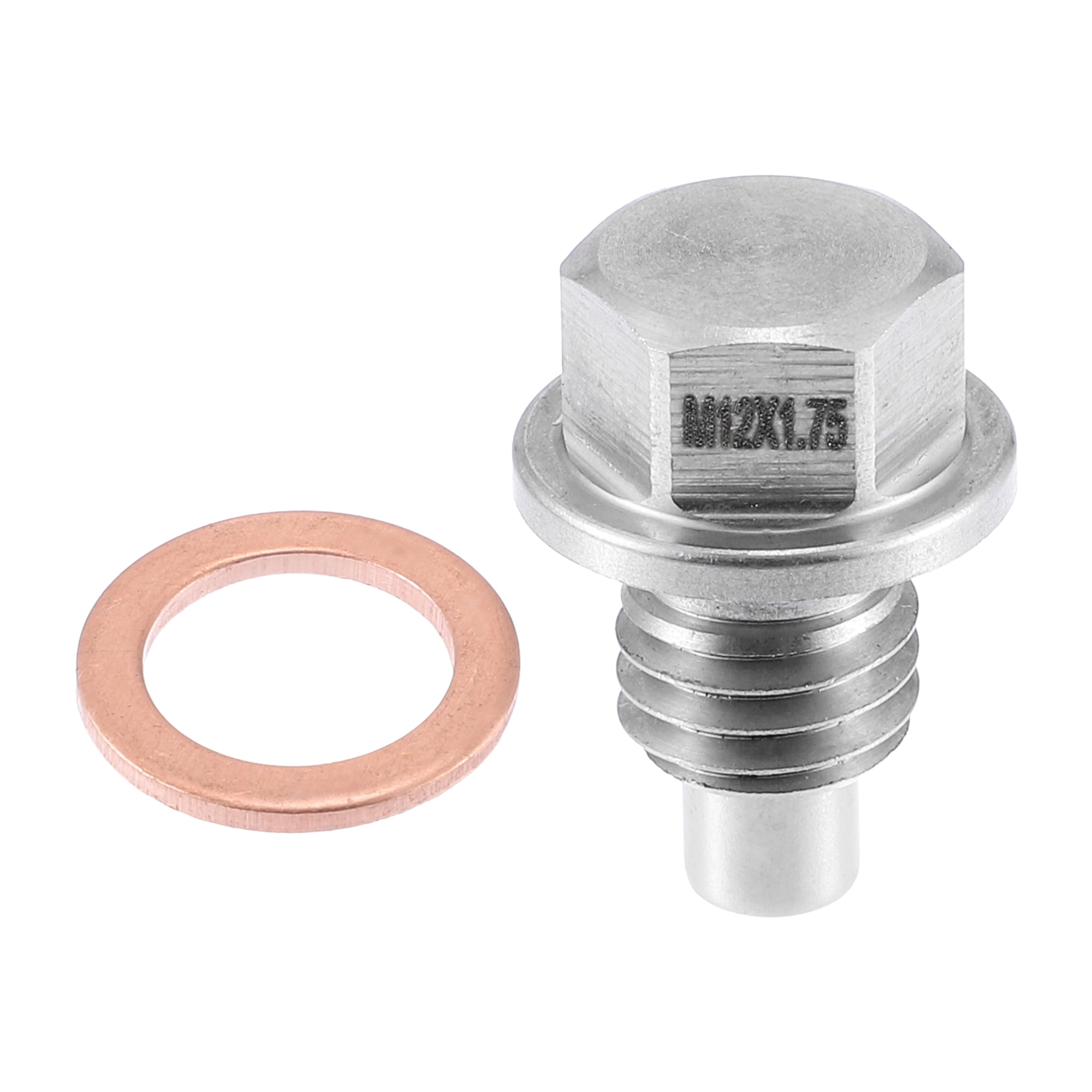 Unique Bargains Vehicle Engine Magnetic Oil Drain Plug M12x1.75 ...