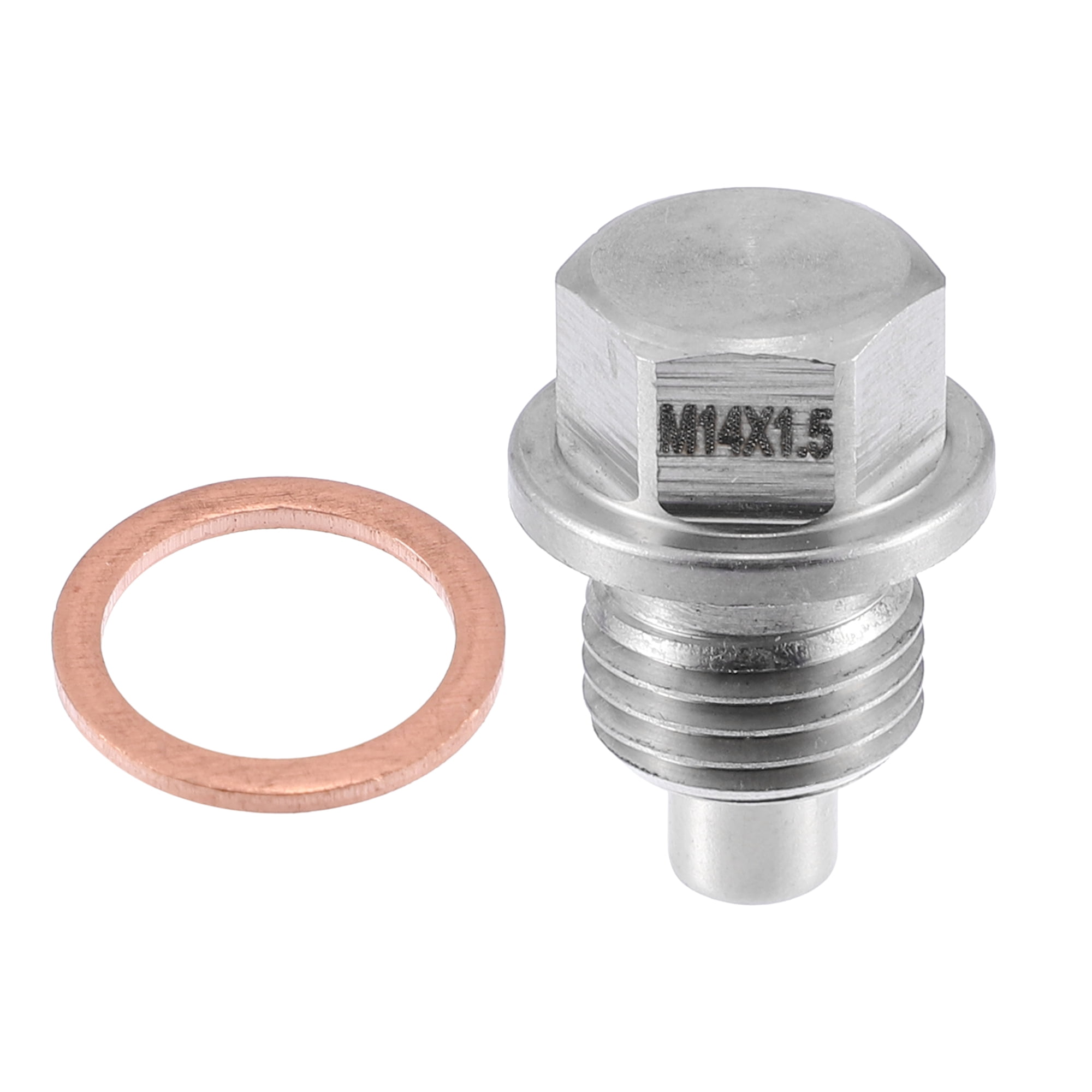 Unique Bargains Vehicle Engine Magnetic Oil Drain Plug M14x1.5 ...
