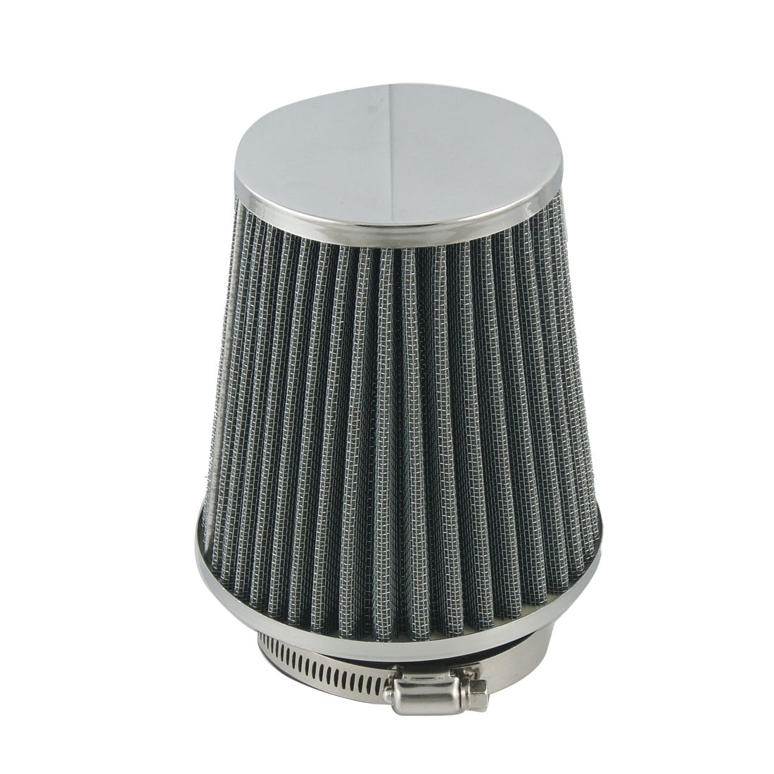 Unique Bargains Vehicles Silver Tone Gray 3" 76mm Dia Inlet Air Intake ...