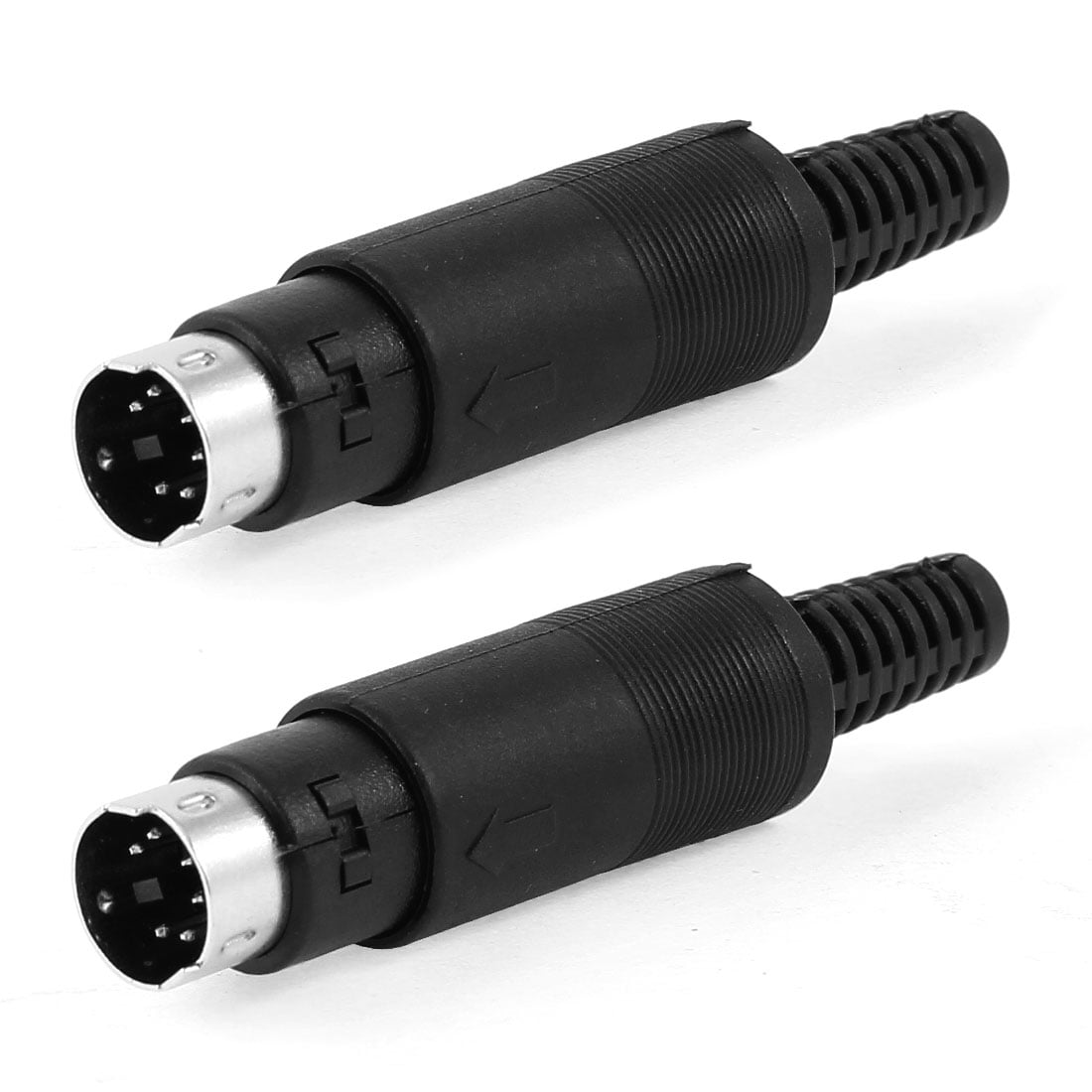 Unique Bargains Vertical 6 Pins PCB Mount Round S-video Sockets ...