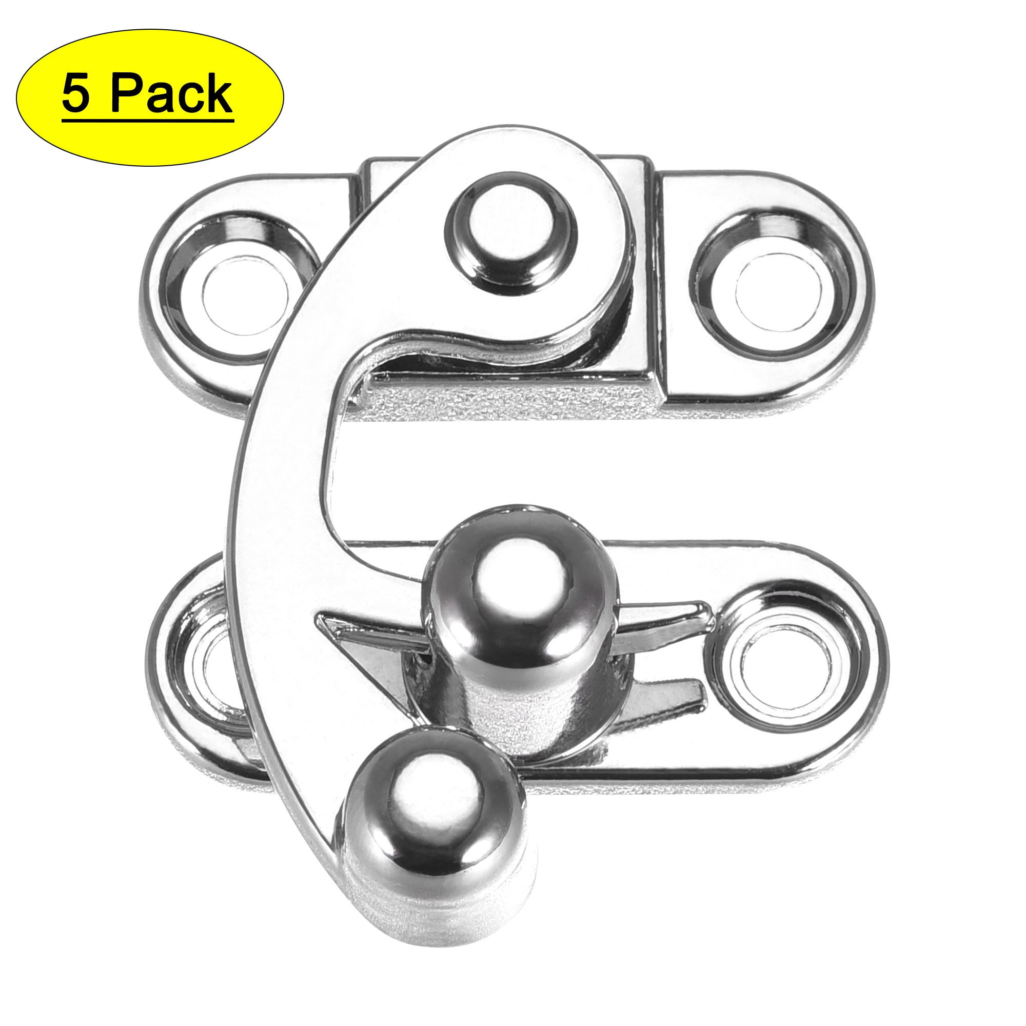 Unique Bargains Vintage Lock Clasp Left Latch Hook Hasp 33mmx28mm Swing ...