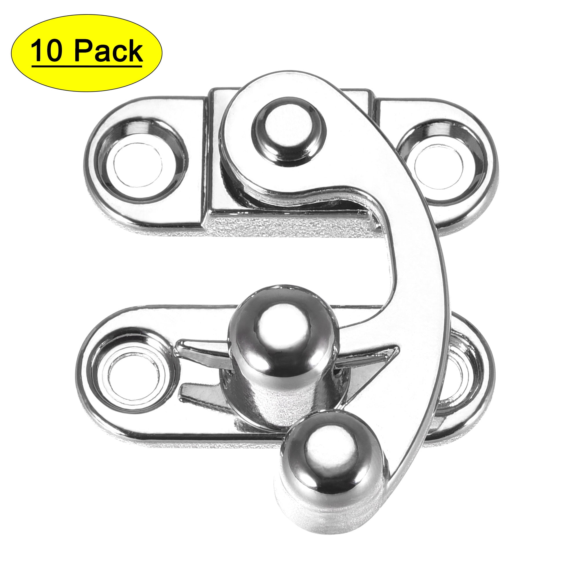 Unique Bargains Vintage Lock Clasp Right Latch Hook Hasp 32mmx28mm ...