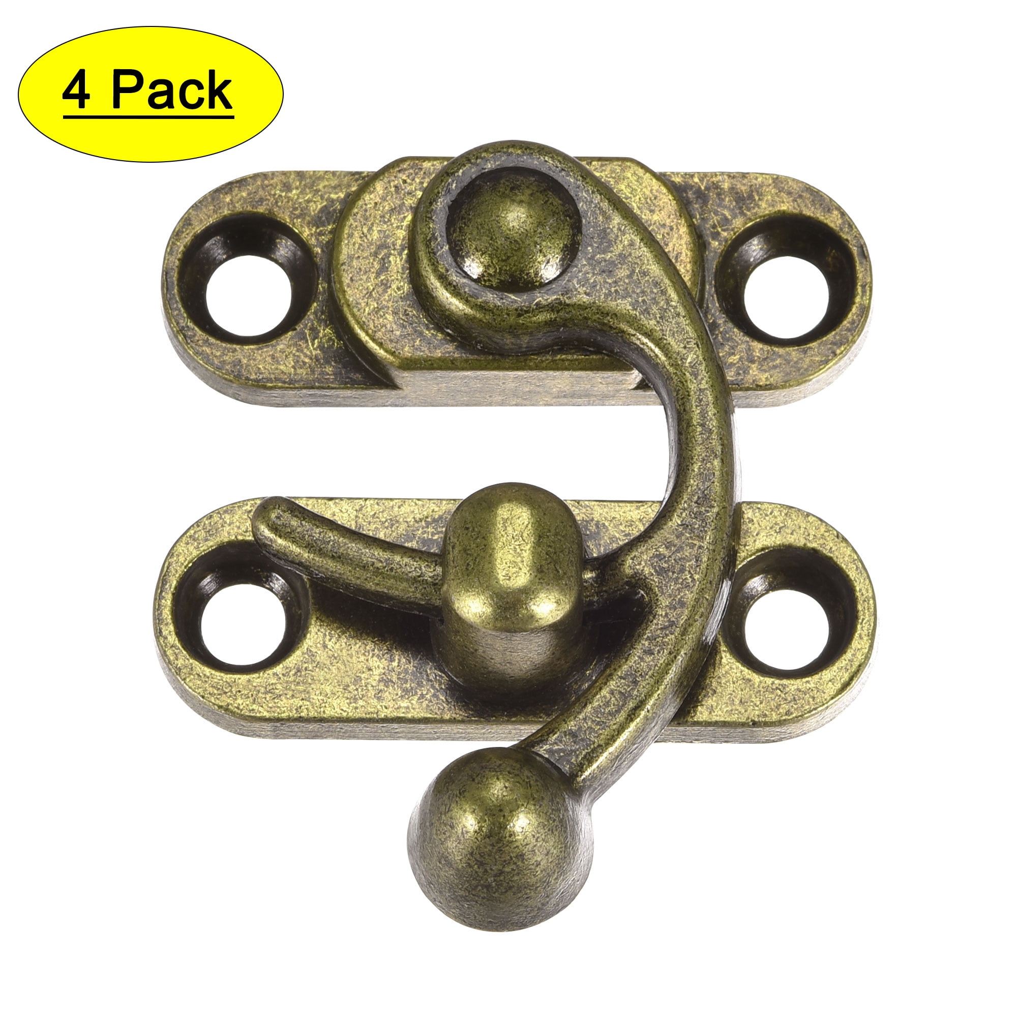 Unique Bargains Vintage Lock Clasp Right Latch Hook Hasp 45mmx39mm ...