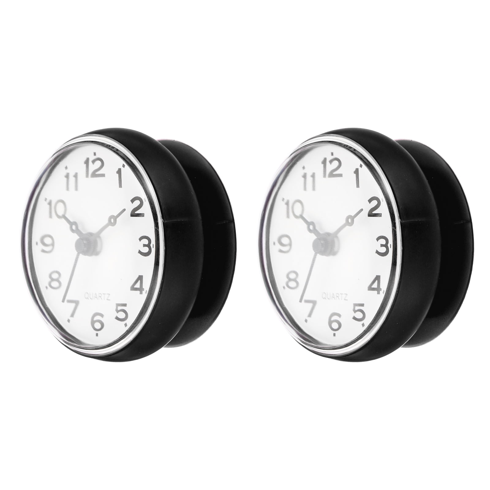 Unique Bargains Waterproof Shower Clock, 2 Pack Non Ticking Silent Mini ...
