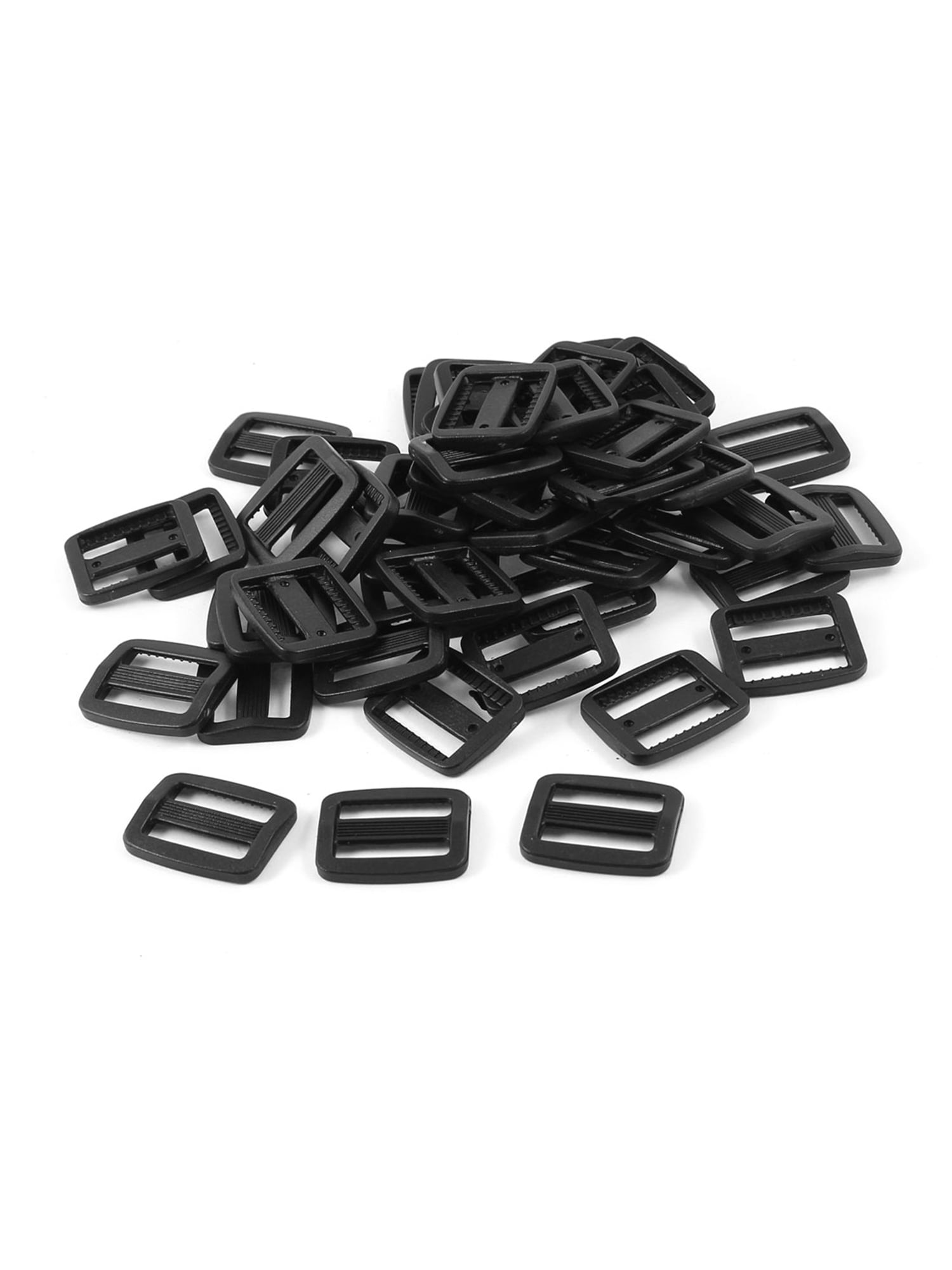 Unique Bargains Webbing Bag Hard Slide Rectangle Buckle for 3/4' Strap ...