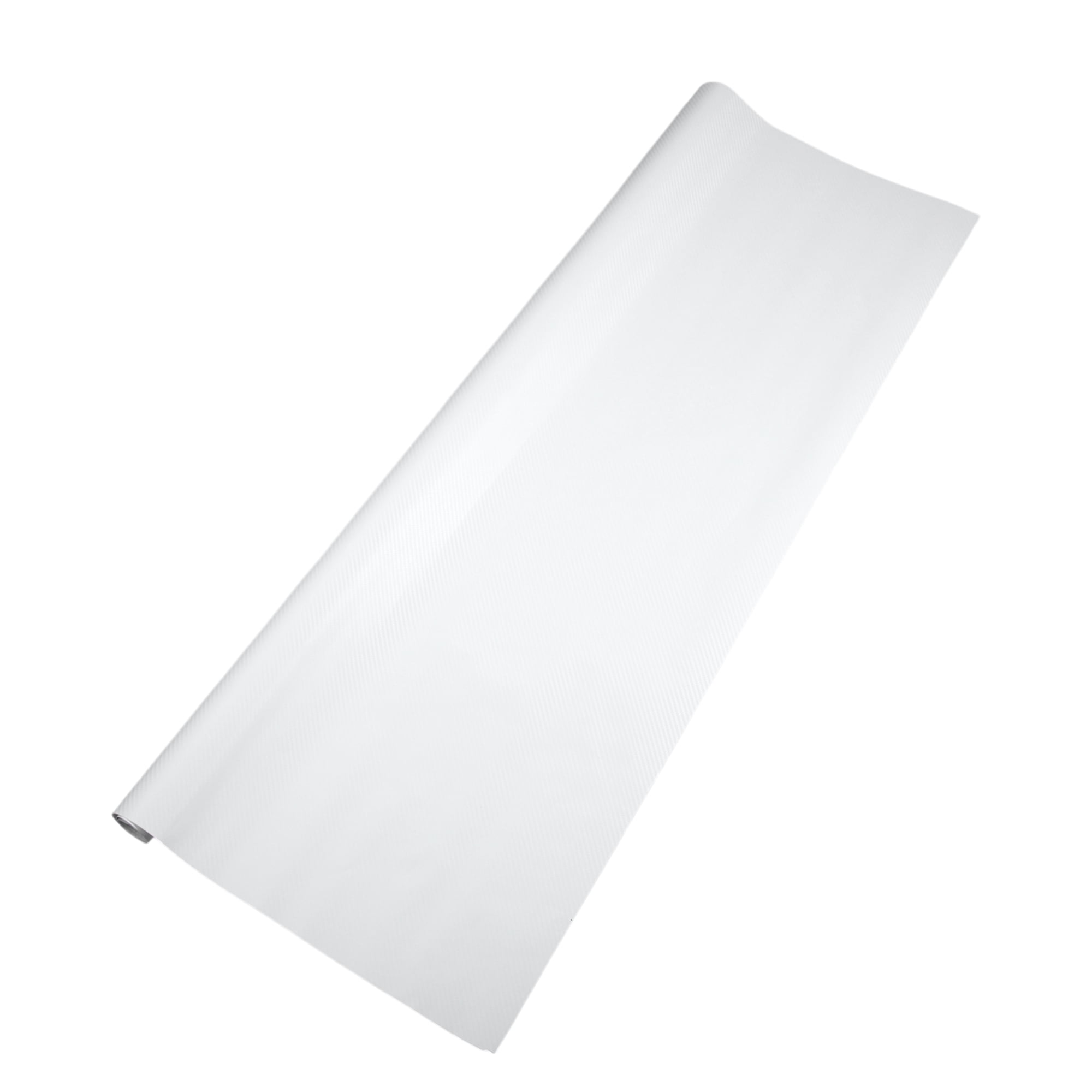 Unique Bargains White Carbon Fiber Pattern Protective Car Wrap Film ...