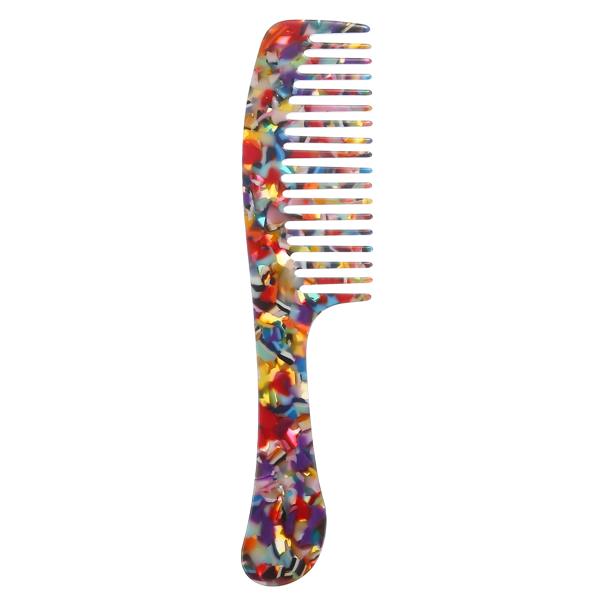 Unique Bargains Wide Tooth Comb Acetate Wide Comb for Curly Hair Thick ...