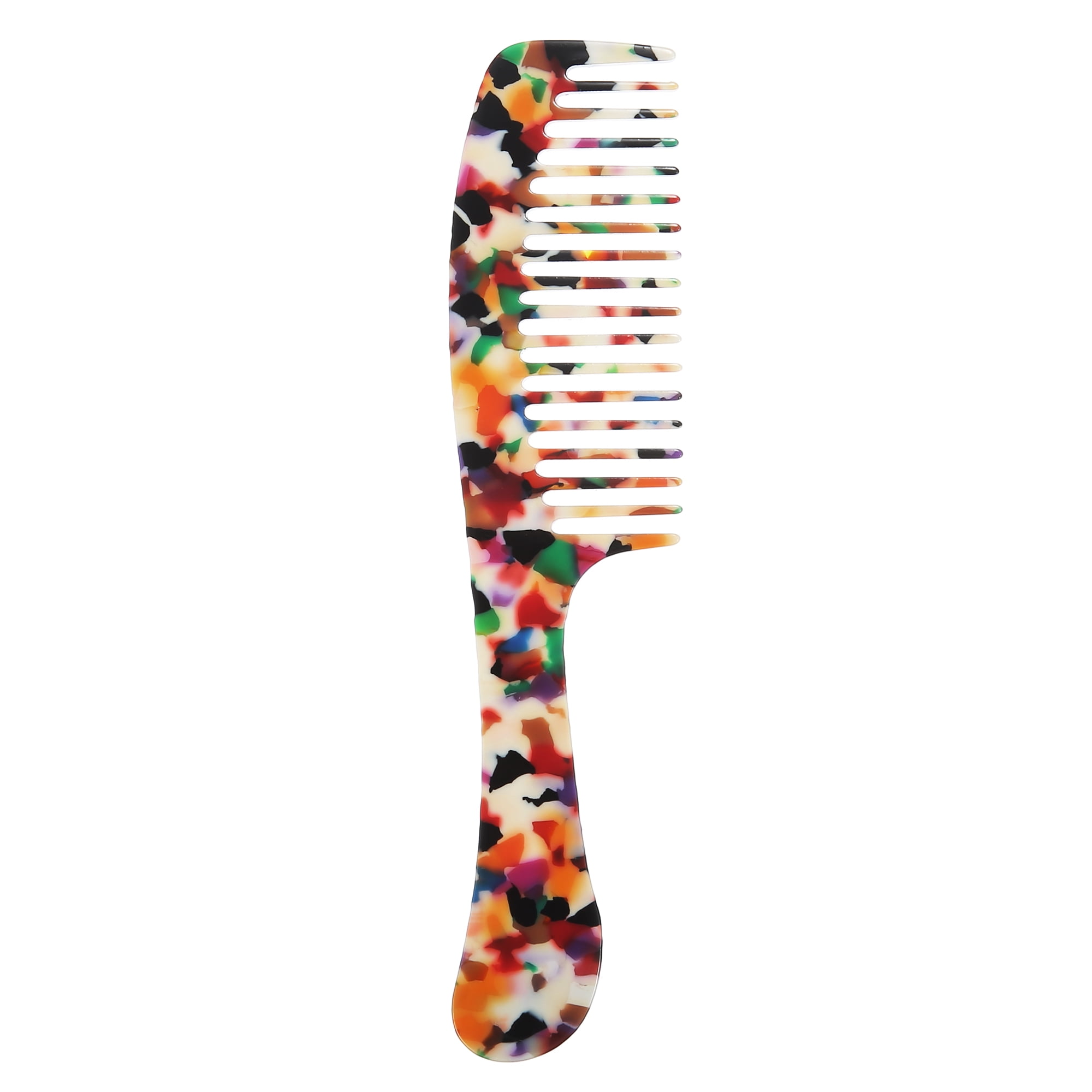 Unique Bargains Wide Tooth Comb Acetate Wide Comb for Curly Hair Thick ...