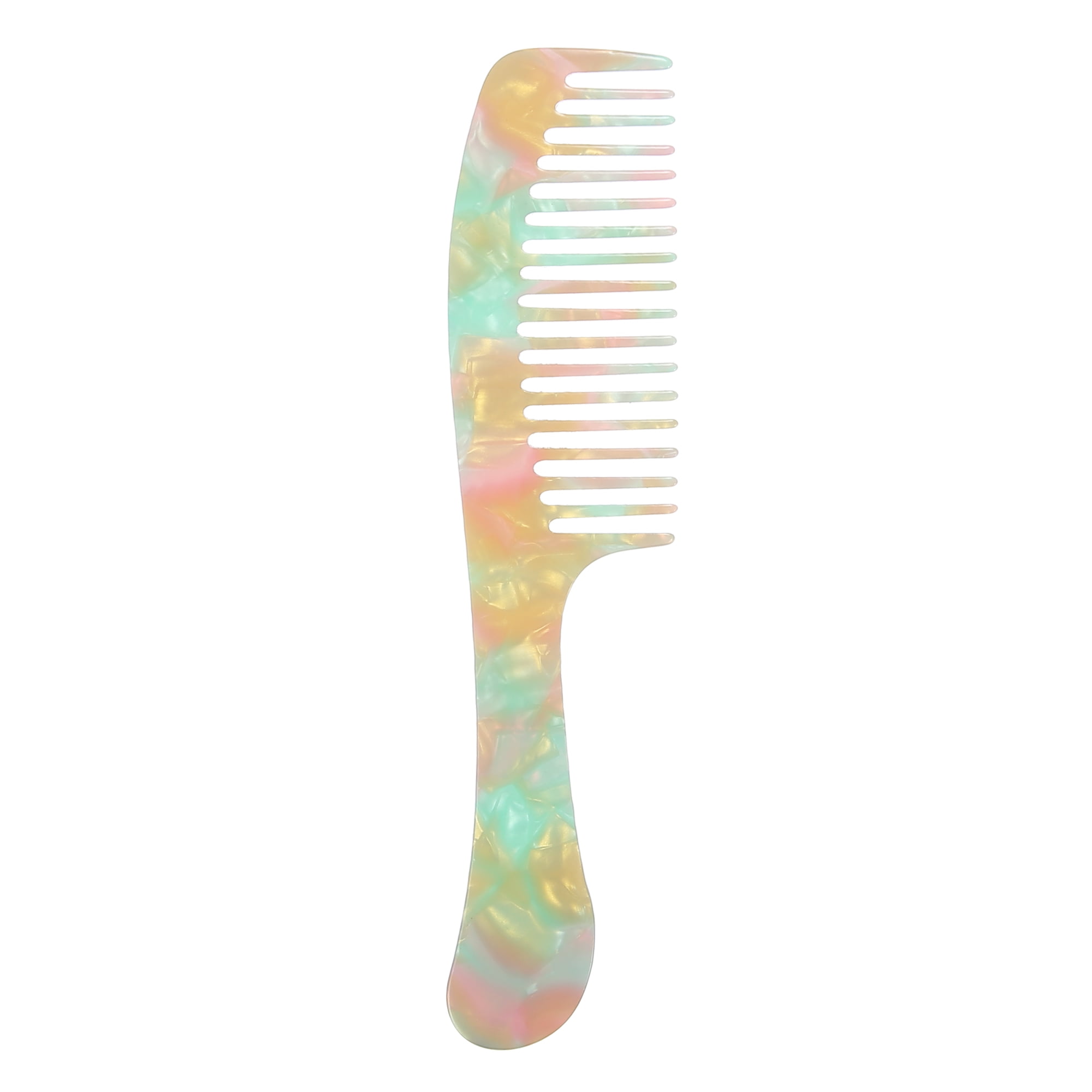 Unique Bargains Wide Tooth Comb Acetate Wide Comb for Curly Hair Thick ...