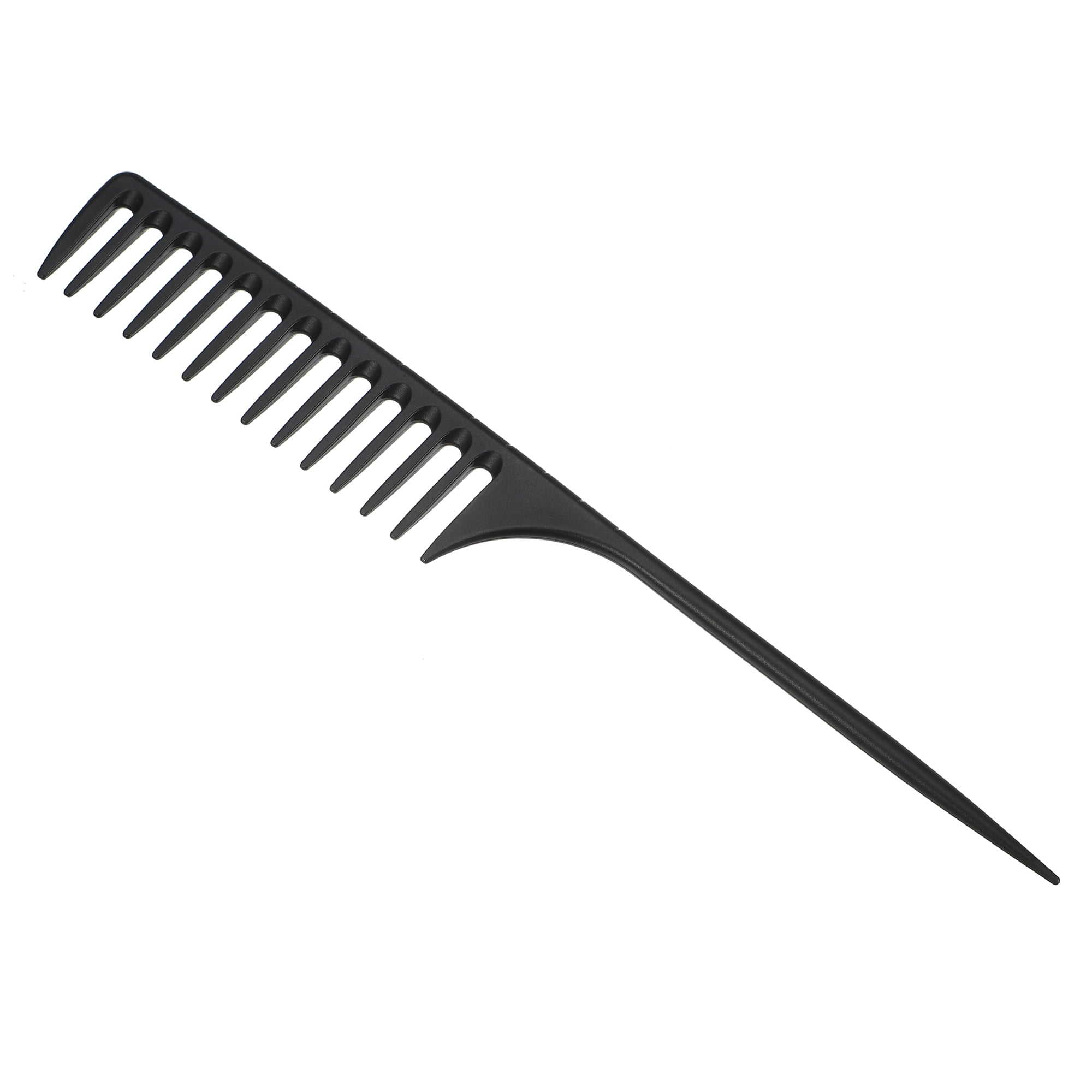 Unique Bargains Wide Tooth Rat Tail Comb Plastic Long Tail Comb Tip ...